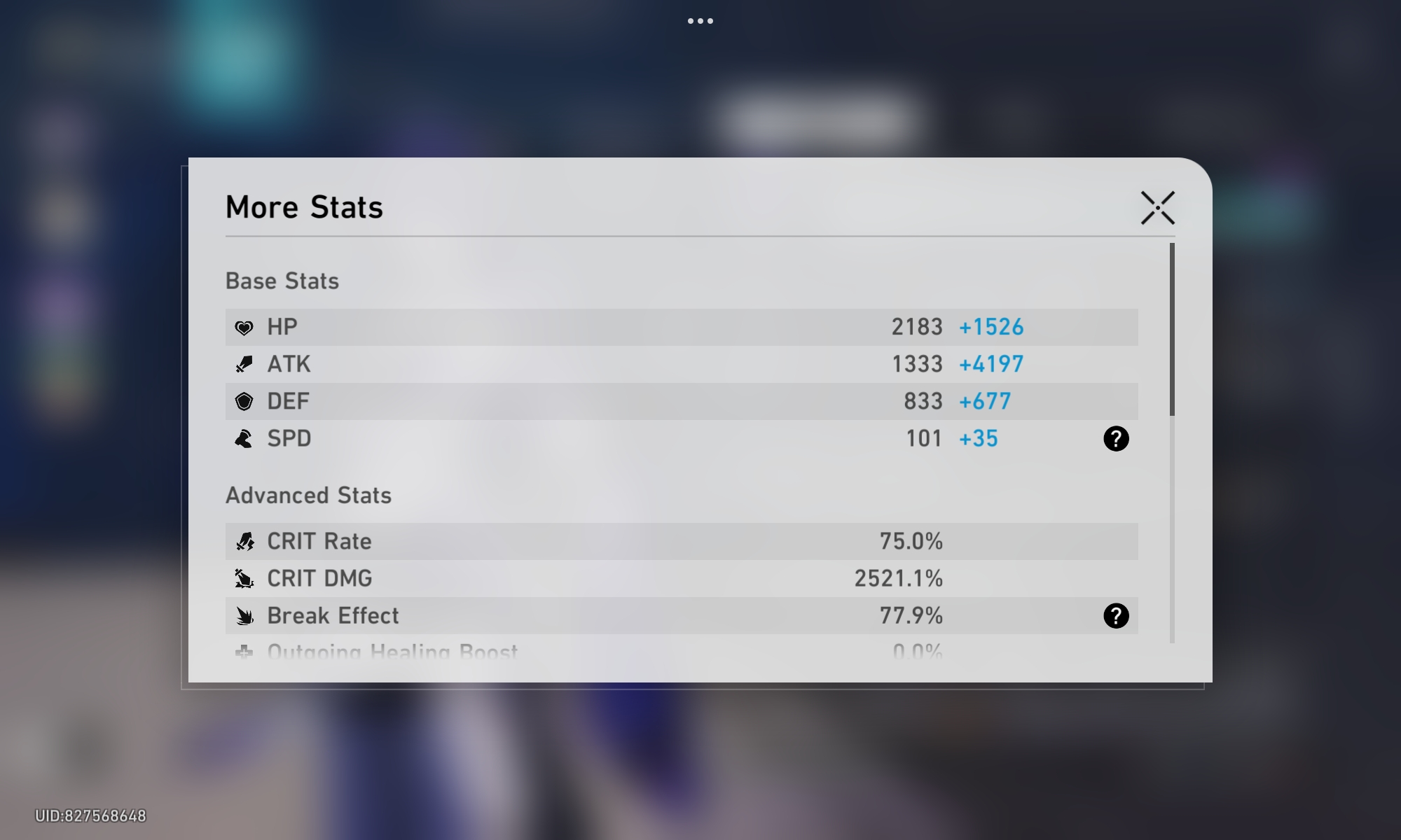 Hmm yes crit damage Honkai: Star Rail | HoYoLAB
