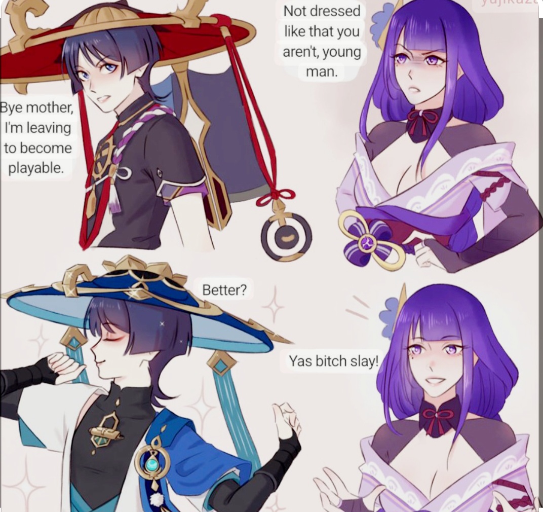 Scara and Raiden Genshin Impact | HoYoLAB