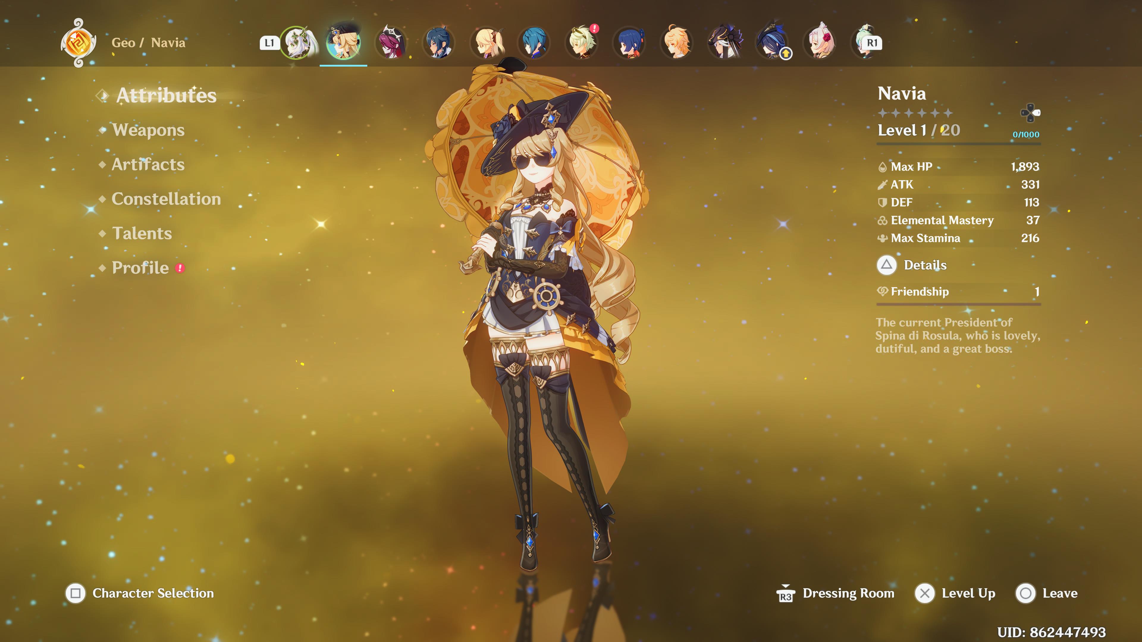 Welcome Navia in my Geo family Genshin Impact | HoYoLAB