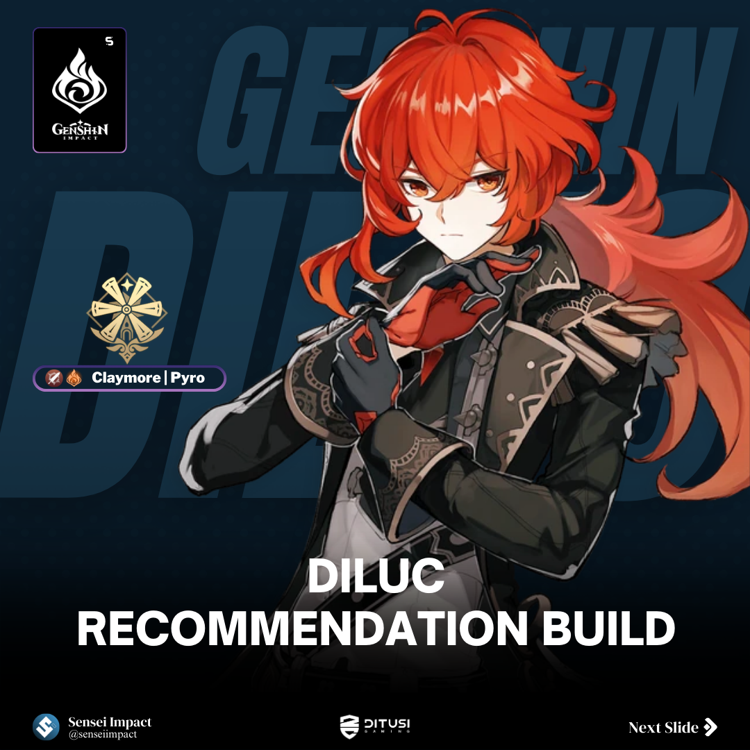 DILUC RECOMMENDATION BUILD 🔥 Genshin Impact | HoYoLAB