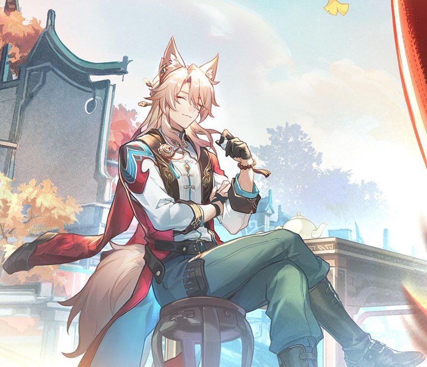cute pink fox Honkai: Star Rail | HoYoLAB