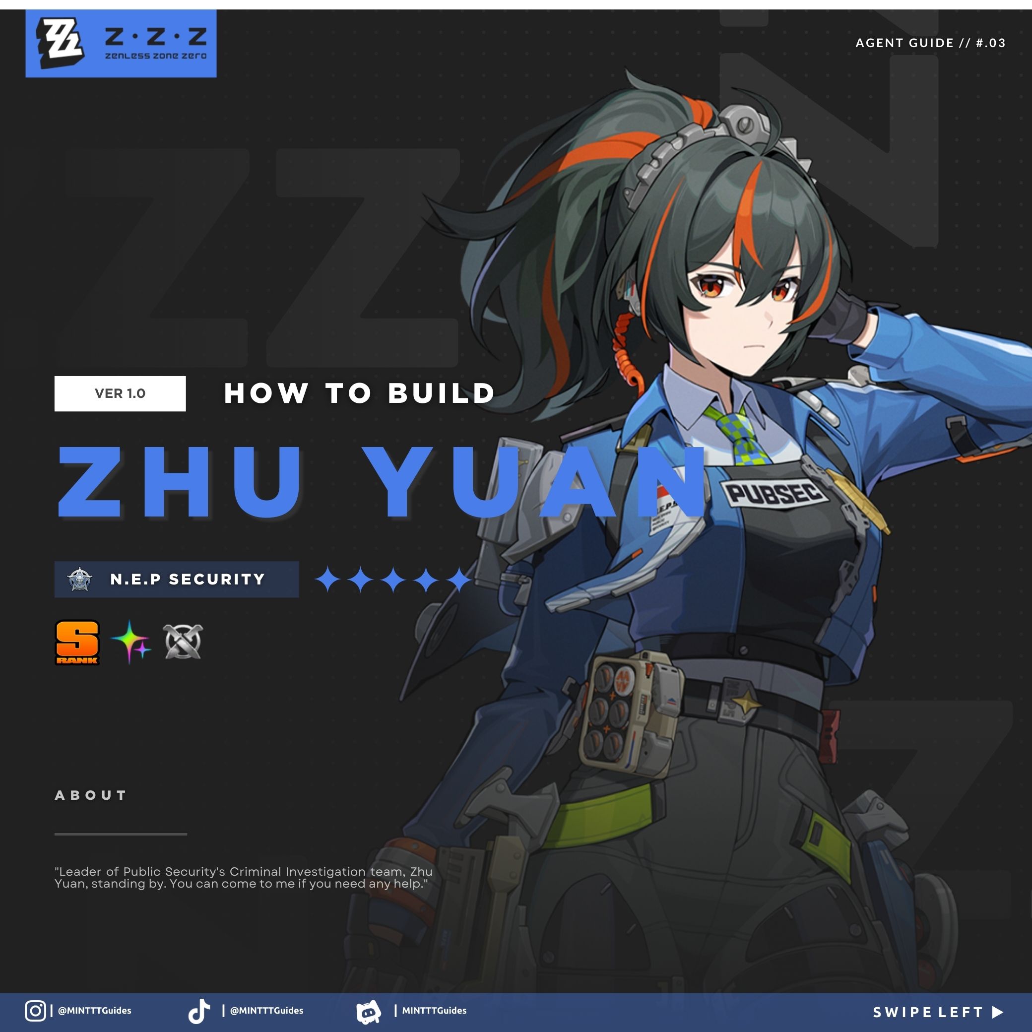 ZHU YUAN - BUILD GUIDE (V1.0) | ZENLESS ZONE ZERO Zenless Zone Zero ...