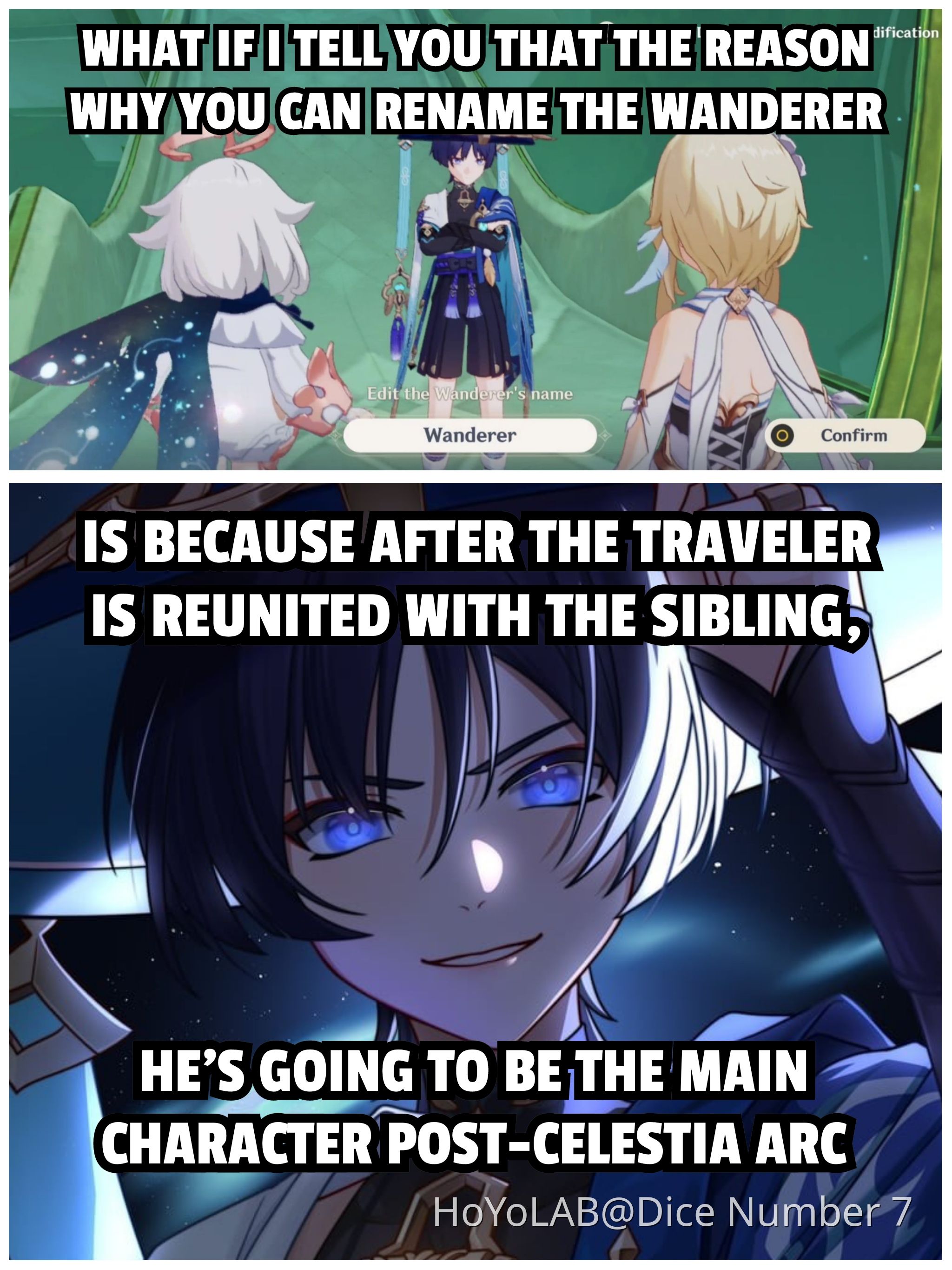 WOE TO YOU WHO RENAMED YOUR WANDERER FOR FUN 🫵🏼 Genshin Impact | HoYoLAB