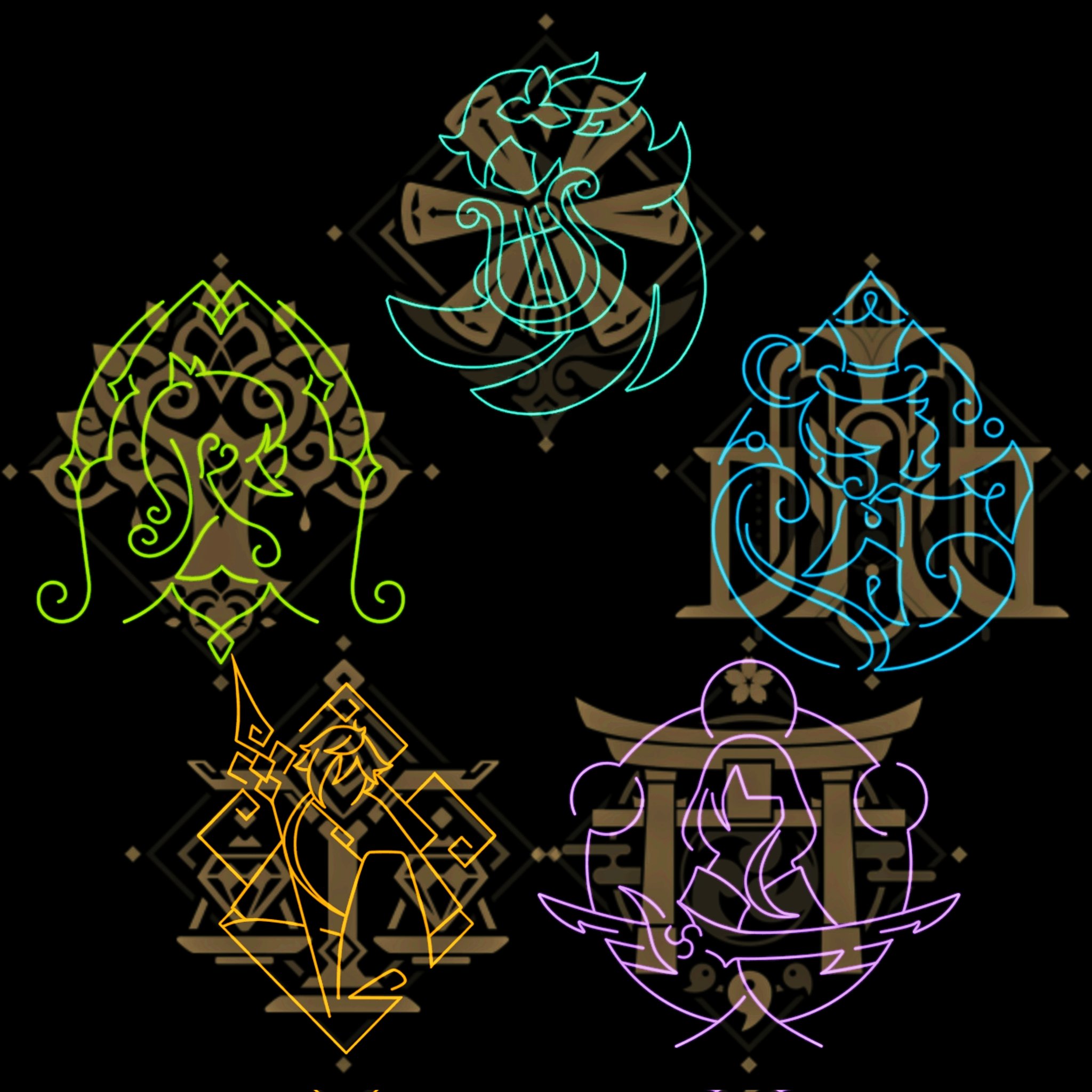 Constellations and Archon slime ️ Genshin Impact | HoYoLAB