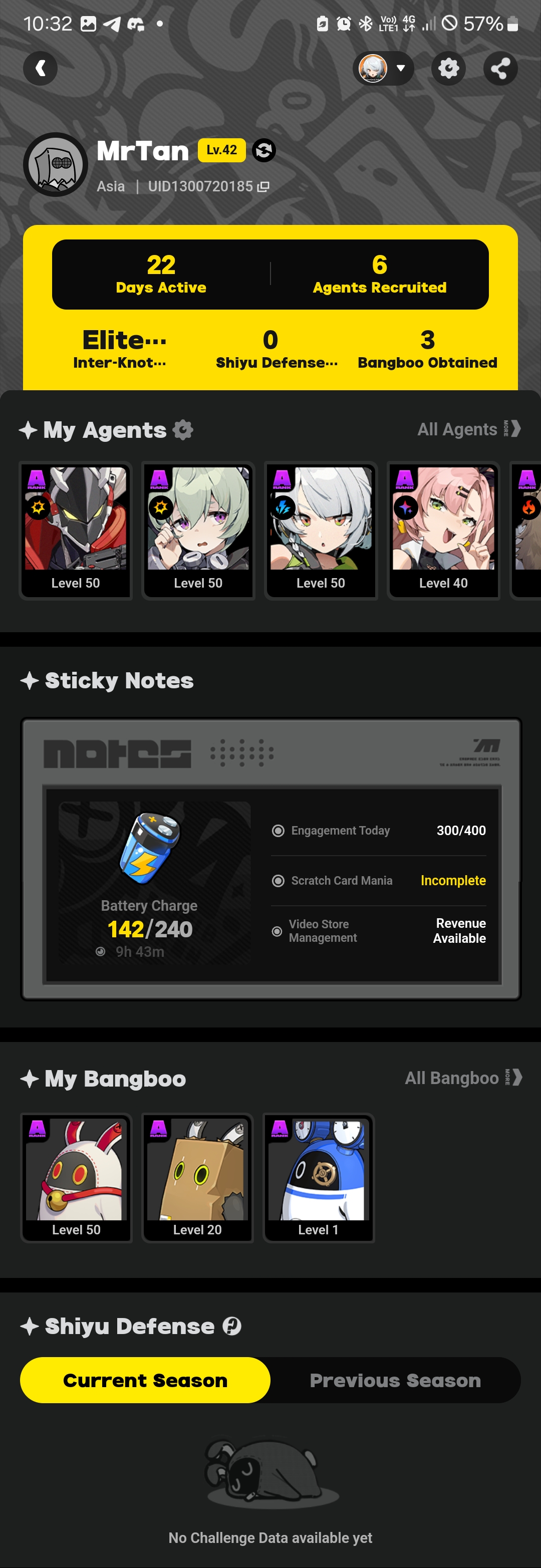 No Pull progress Day 22 Zenless Zone Zero | HoYoLAB