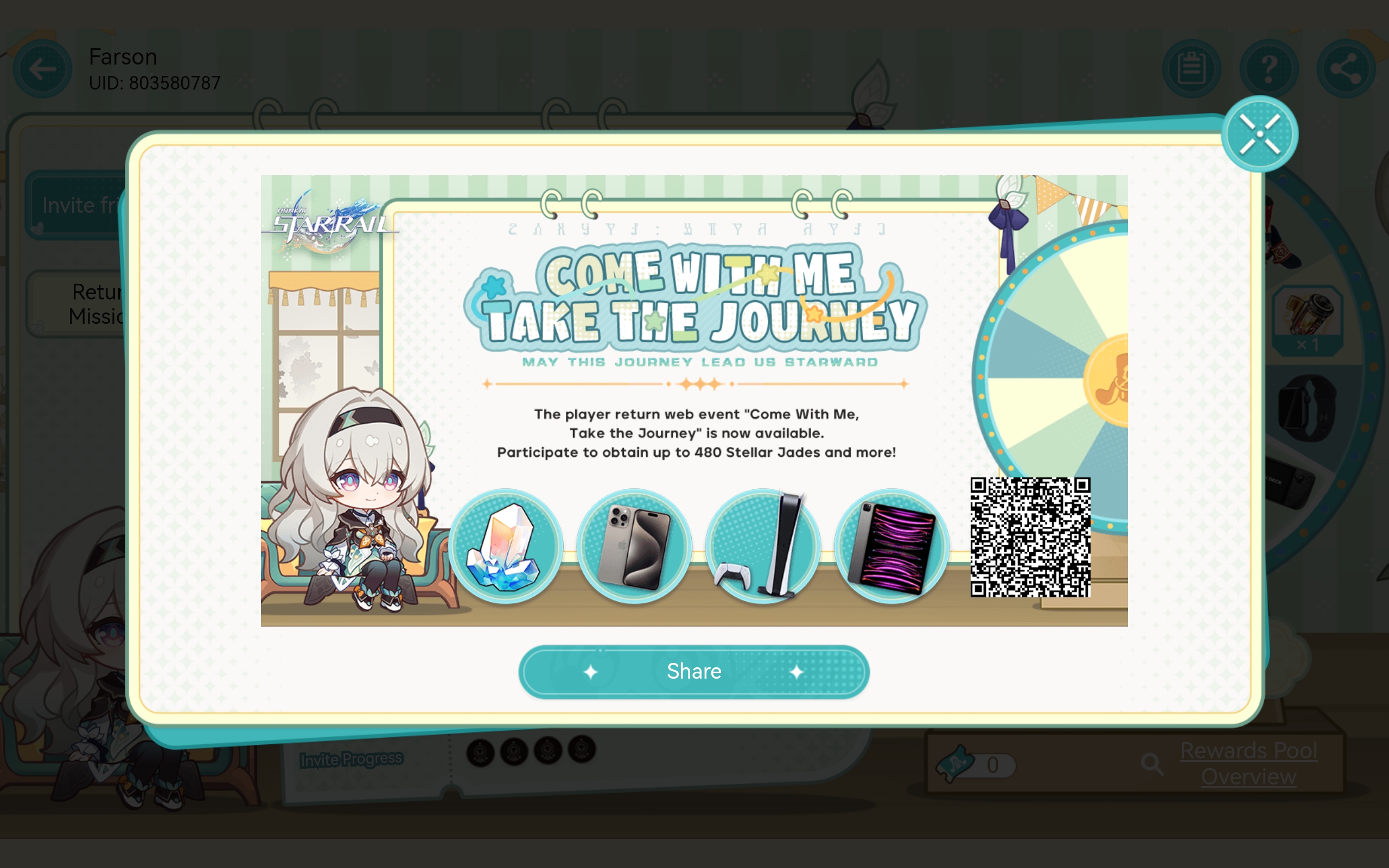 Invitation Event Help Honkai: Star Rail | HoYoLAB