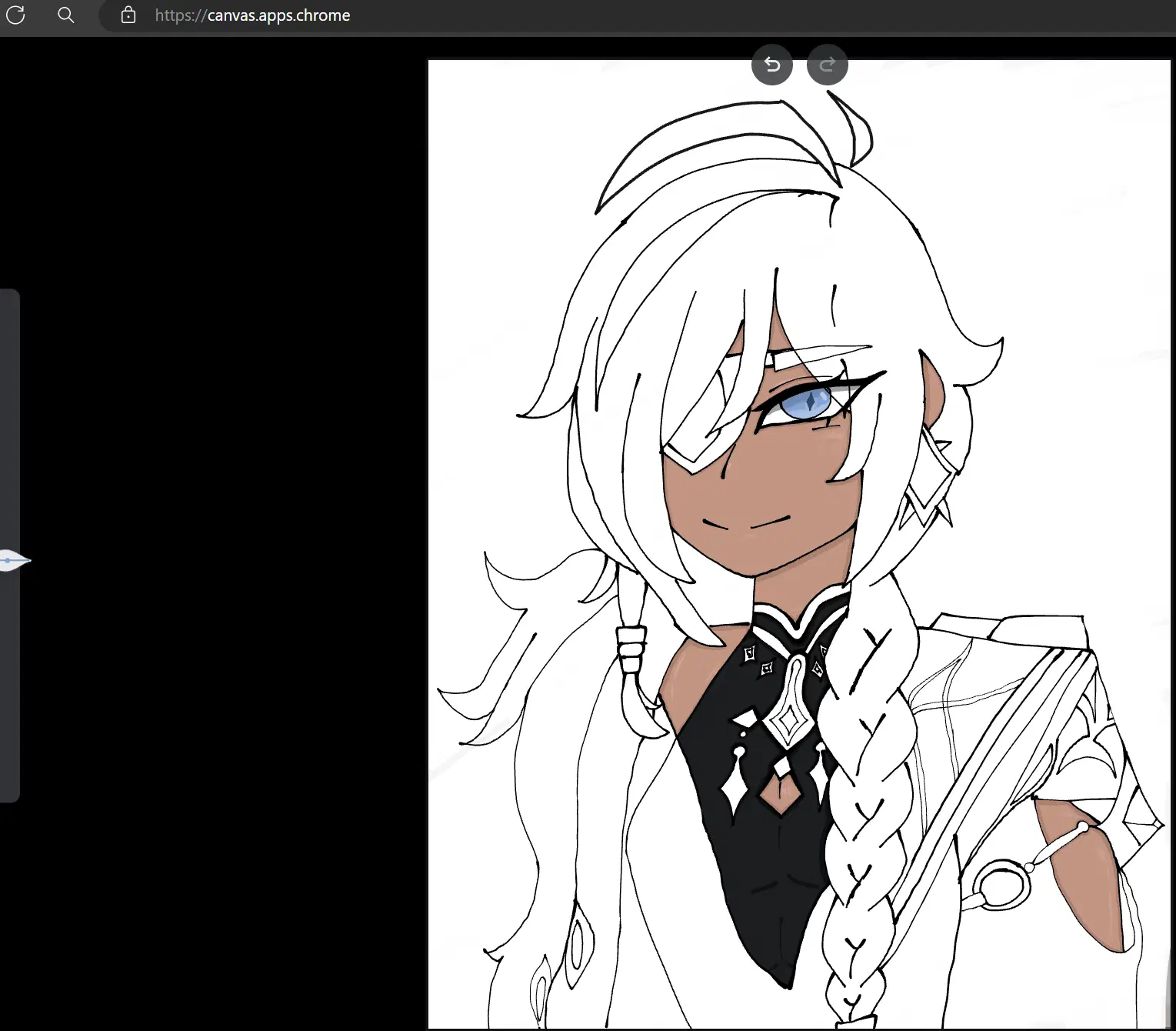 Finally coloring my Kaeya drawing Genshin Impact | HoYoLAB