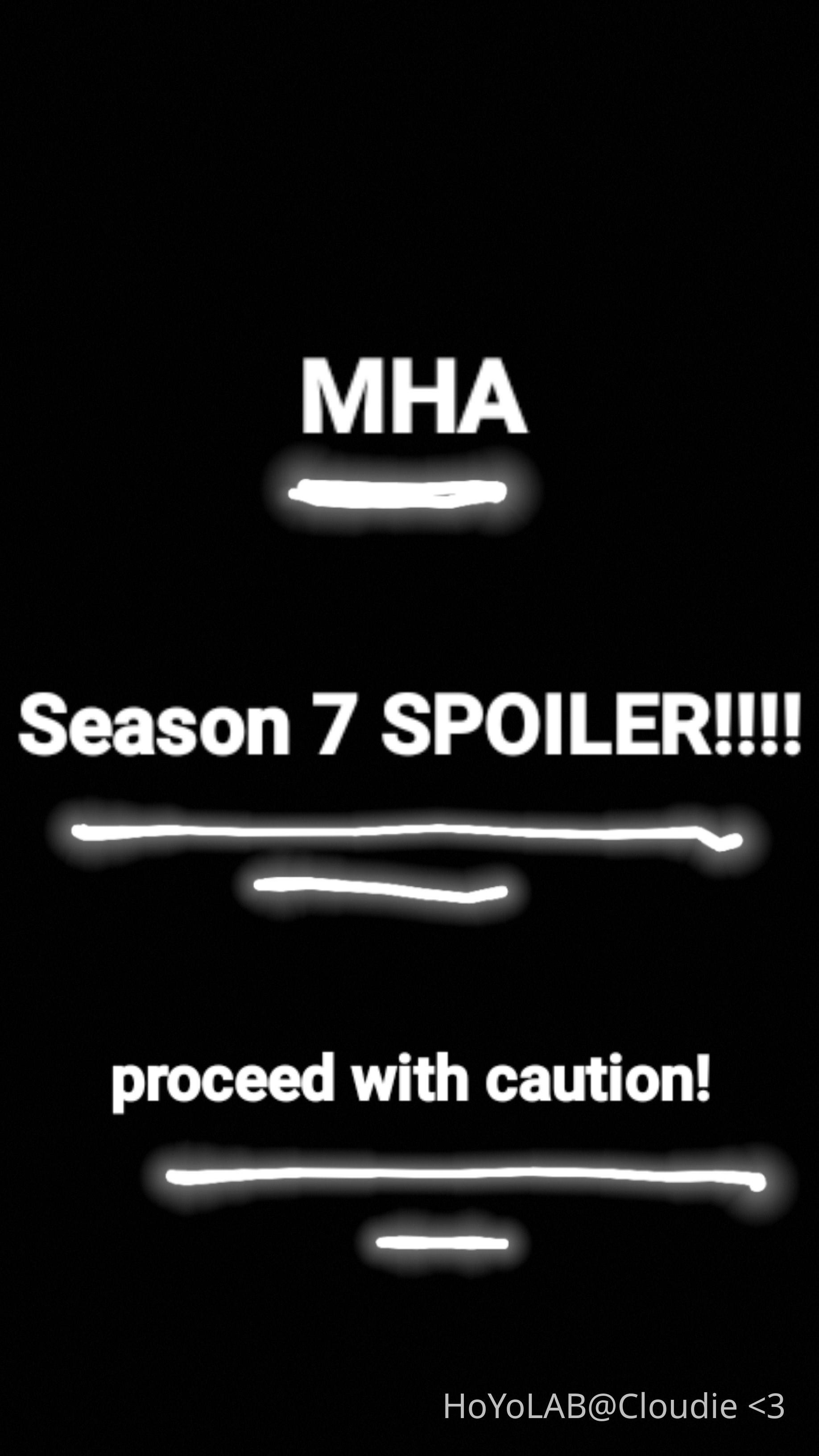 Finished MHA art!! (season 7 spoiler) | HoYoLAB