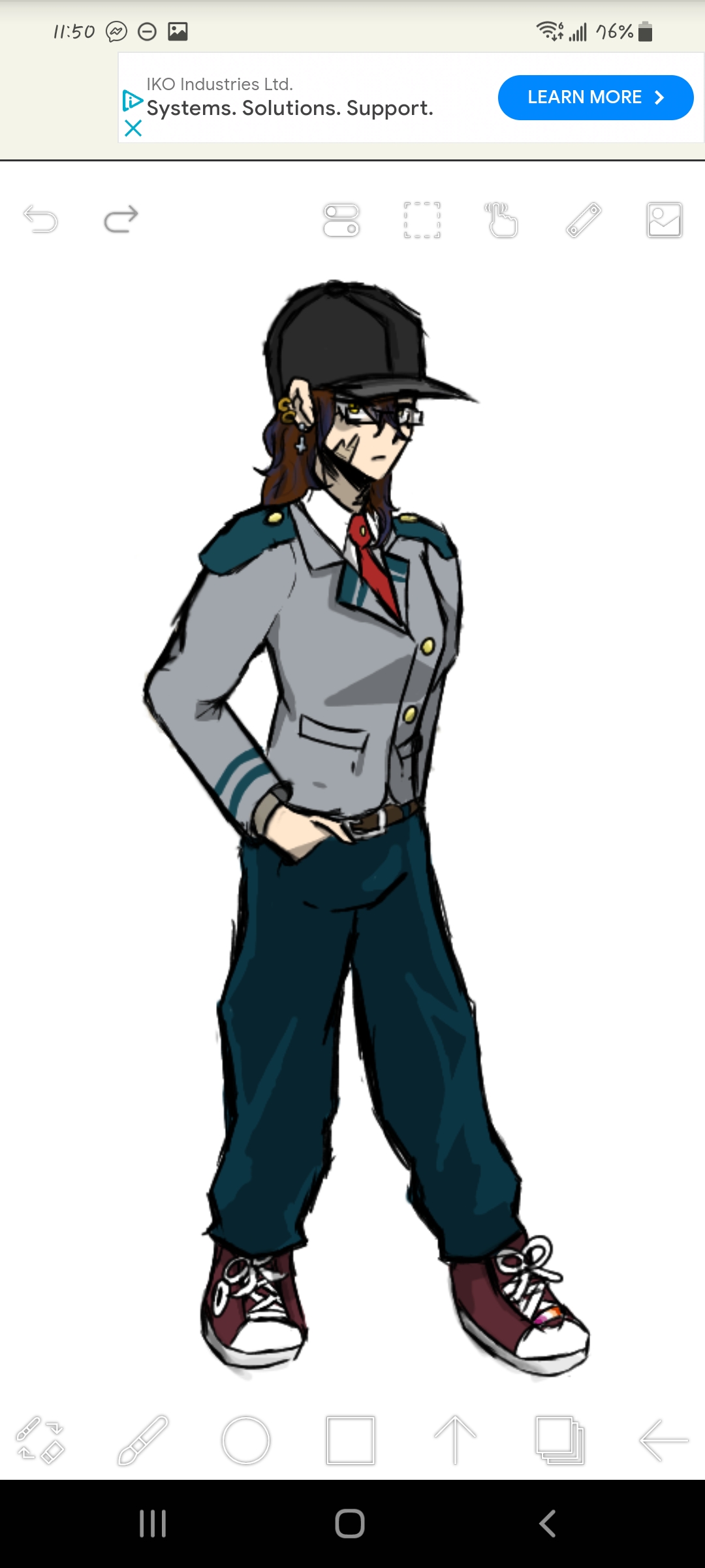 a little art of an mha oc | HoYoLAB