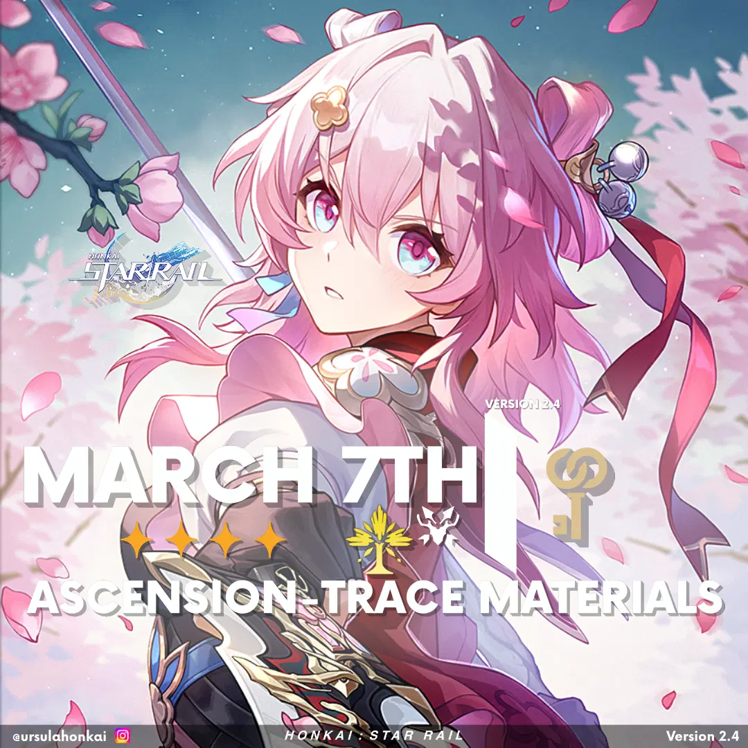 [Version 2.4] March 7th (Imaginary - Hunt) Ascension & Trace Materials ...