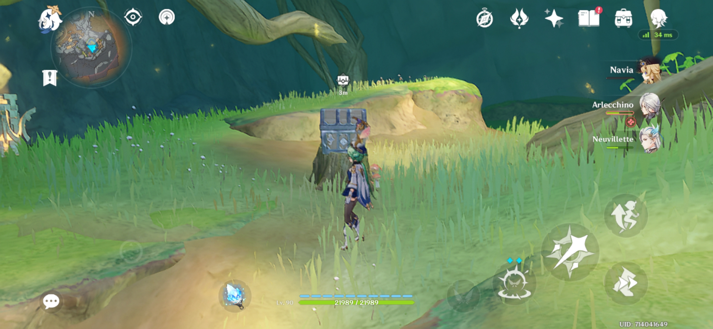 The Chasm, chest puzzle! Visions needed: Geo, Electro, Anemo Genshin ...