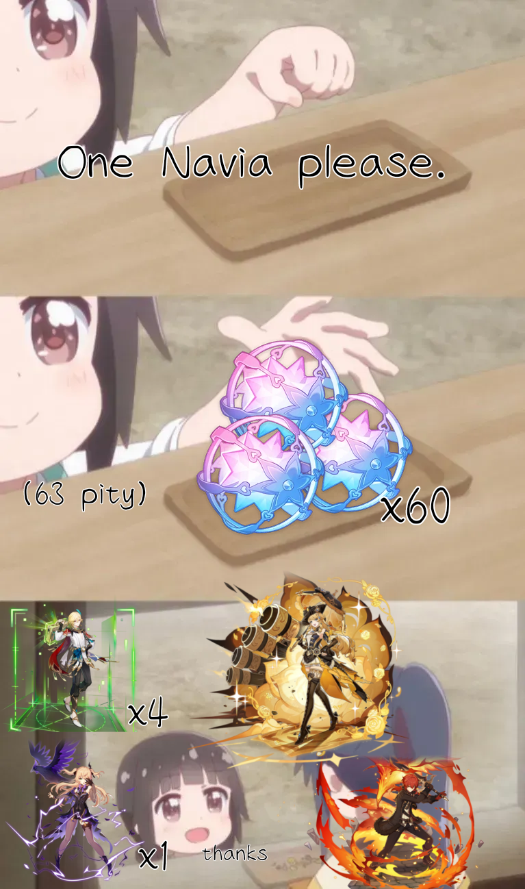 How my pulls for Navia ended up Genshin Impact | HoYoLAB