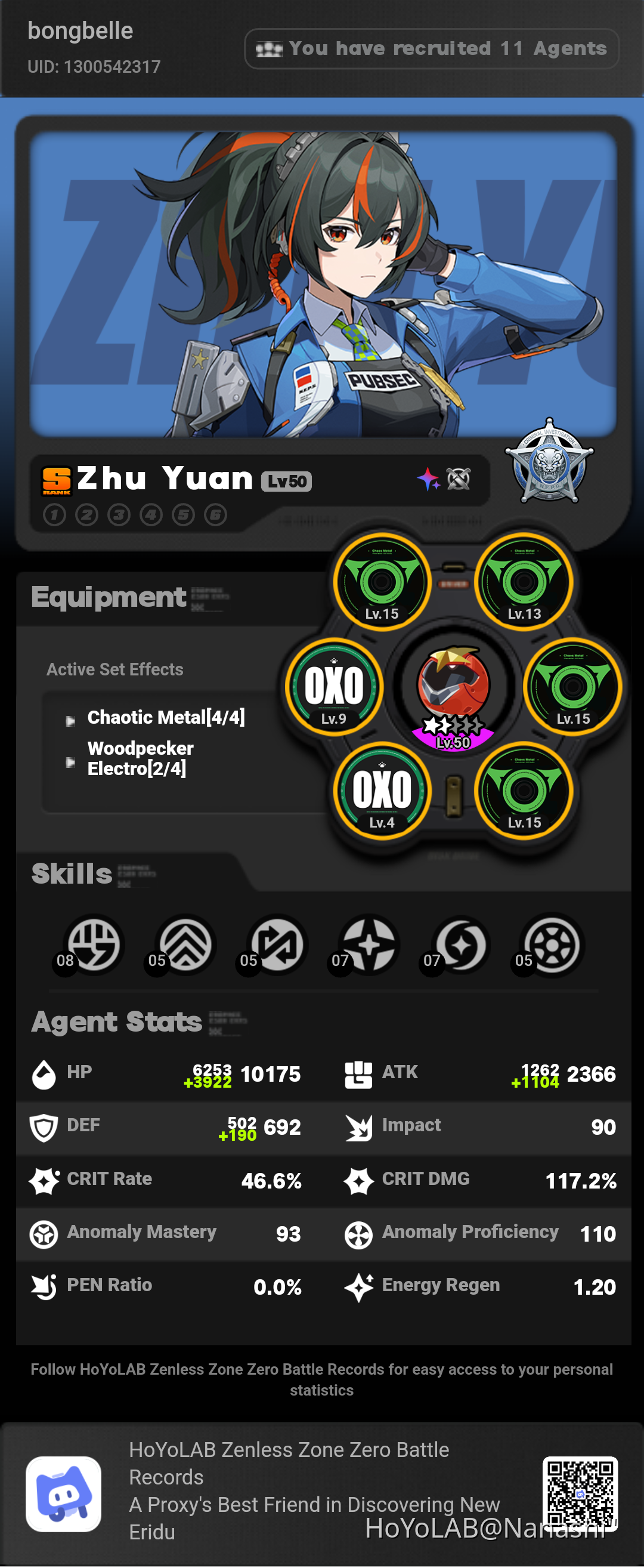 my current f2p zhu yuan Zenless Zone Zero | HoYoLAB
