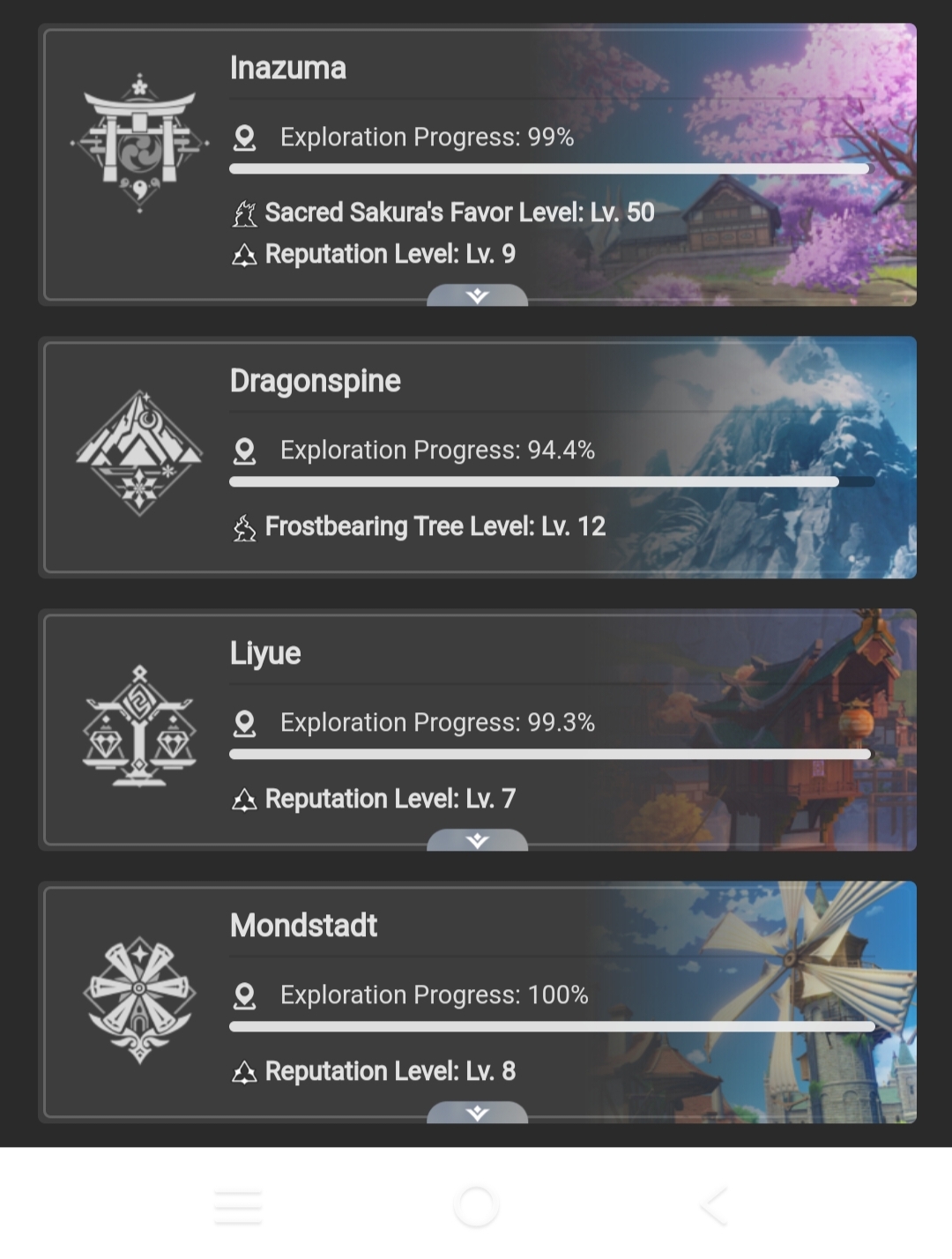 Monstad, Liyue, Inazuma, Dragonspine Genshin Impact | HoYoLAB