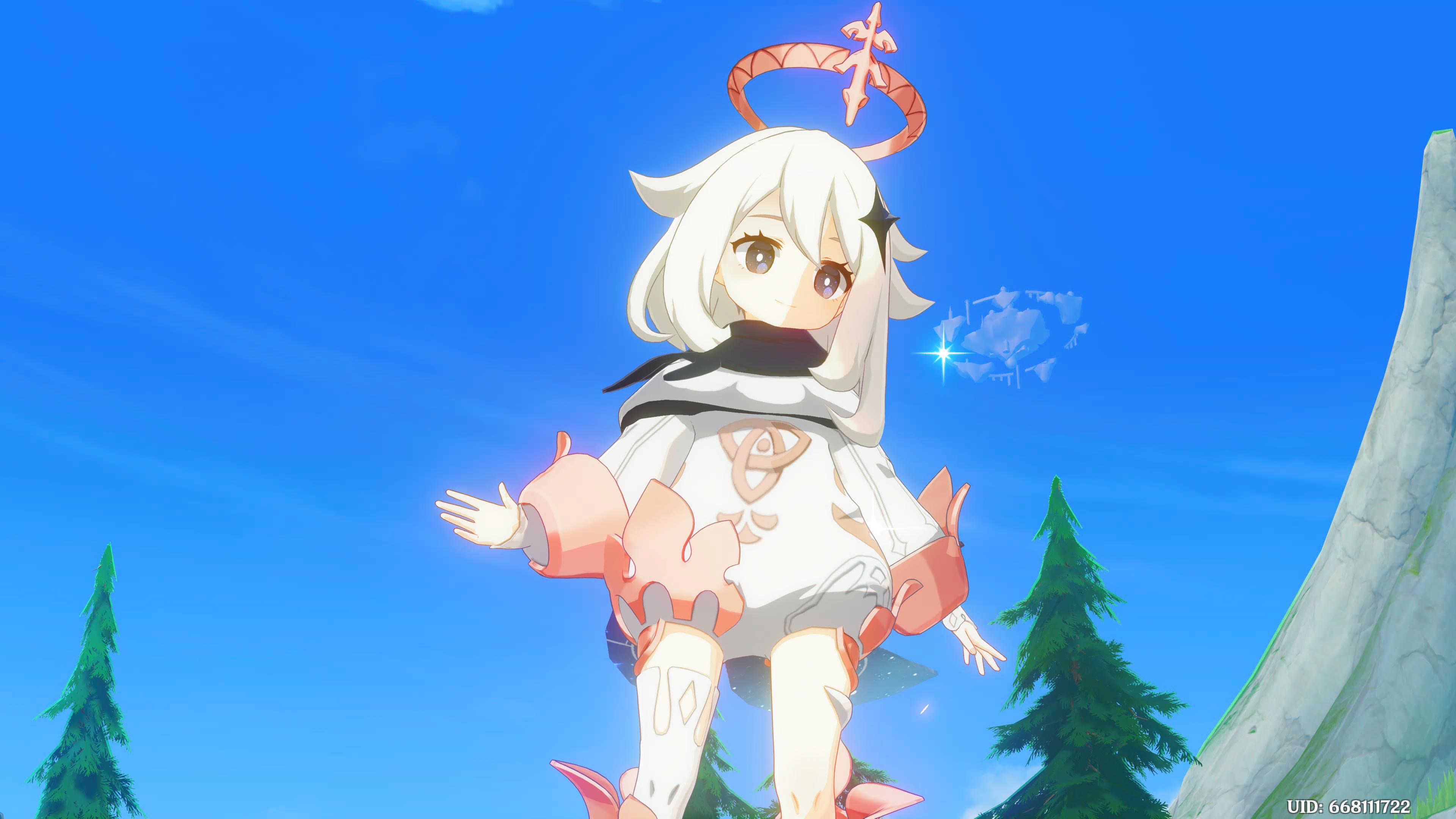 Help this photo I got was soo perfect down to Paimons little effects ...