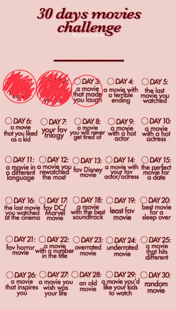 30 day movie challenge, day 3 | HoYoLAB