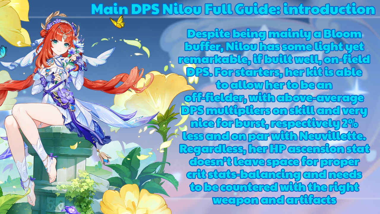 "Main DPS Nilou Full Guide" by me Genshin Impact | HoYoLAB