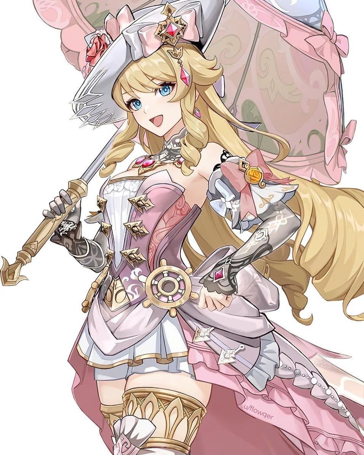 NAVIA LOOKS SO PRETTY IN PINK Genshin Impact | HoYoLAB