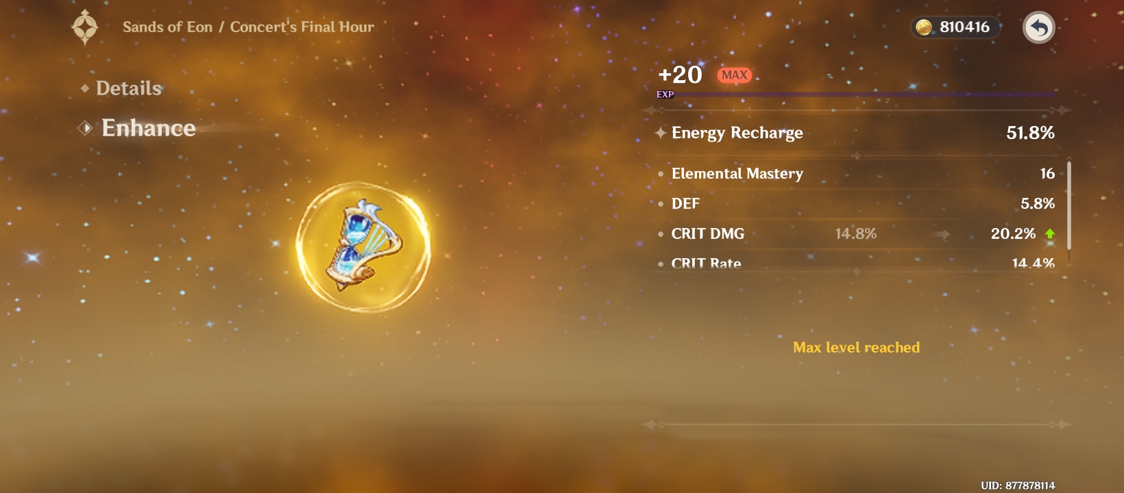 This is probably the best artifact I've ever upgraded but it's better ...