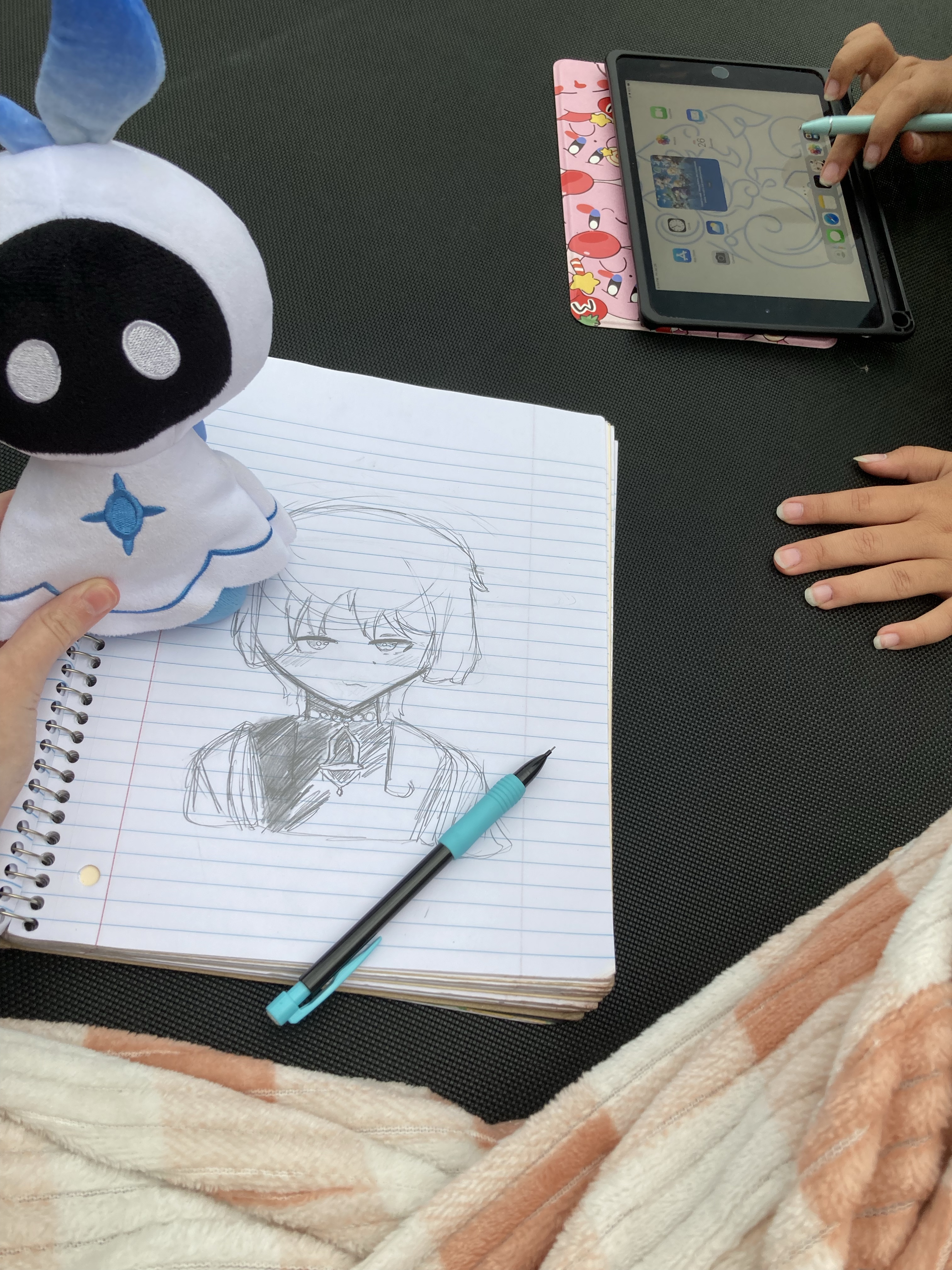 Venti Mini travels: Drawing with friend. | HoYoLAB