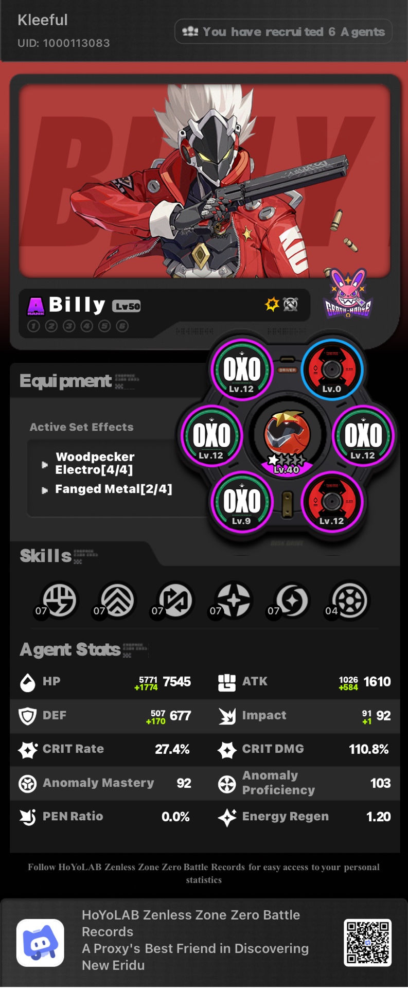 My Main ZZZ Lineup Zenless Zone Zero | HoYoLAB