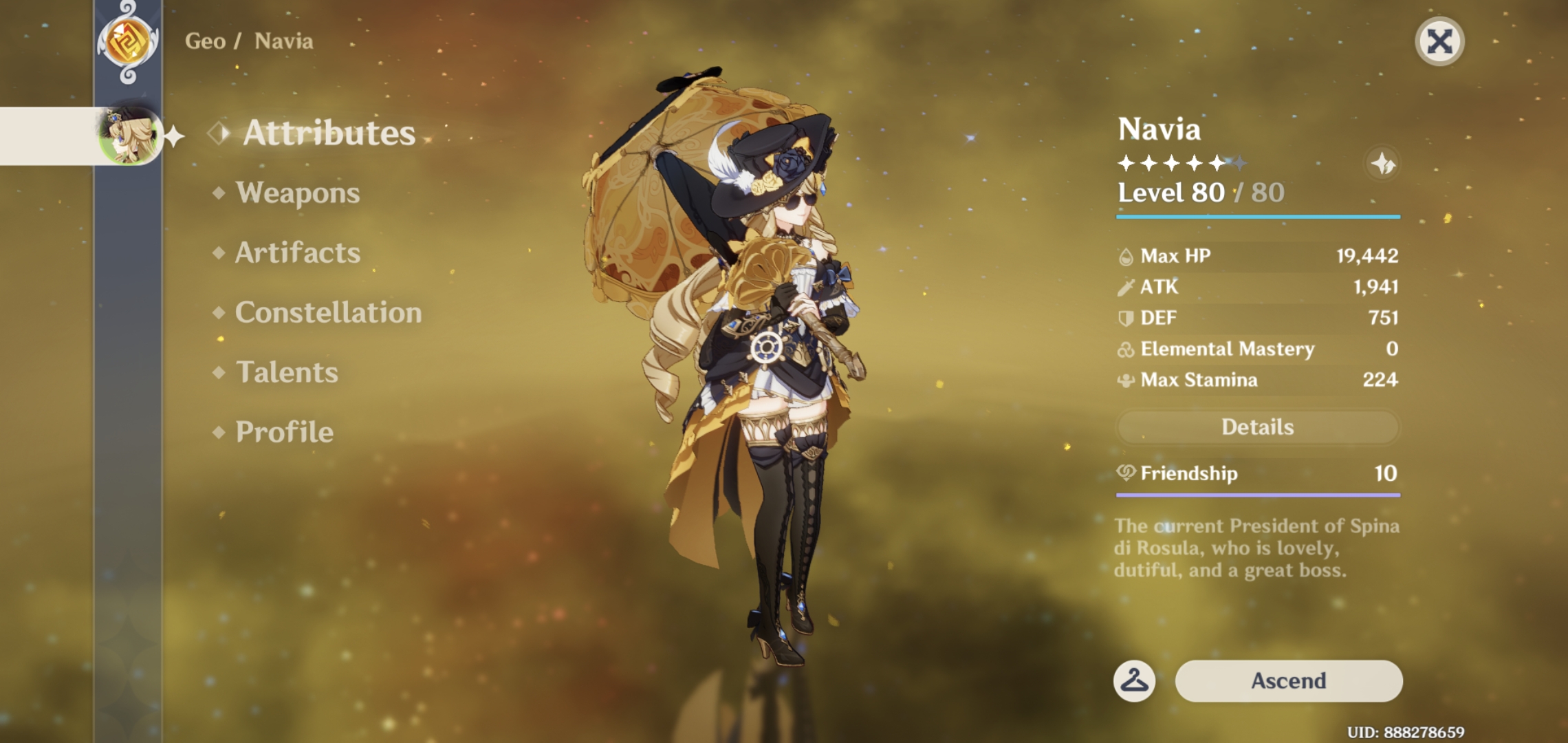 Navia's Umbrella Genshin Impact | HoYoLAB
