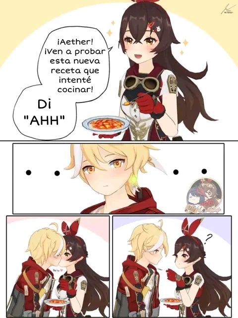 Aether y Amber Genshin Impact | HoYoLAB