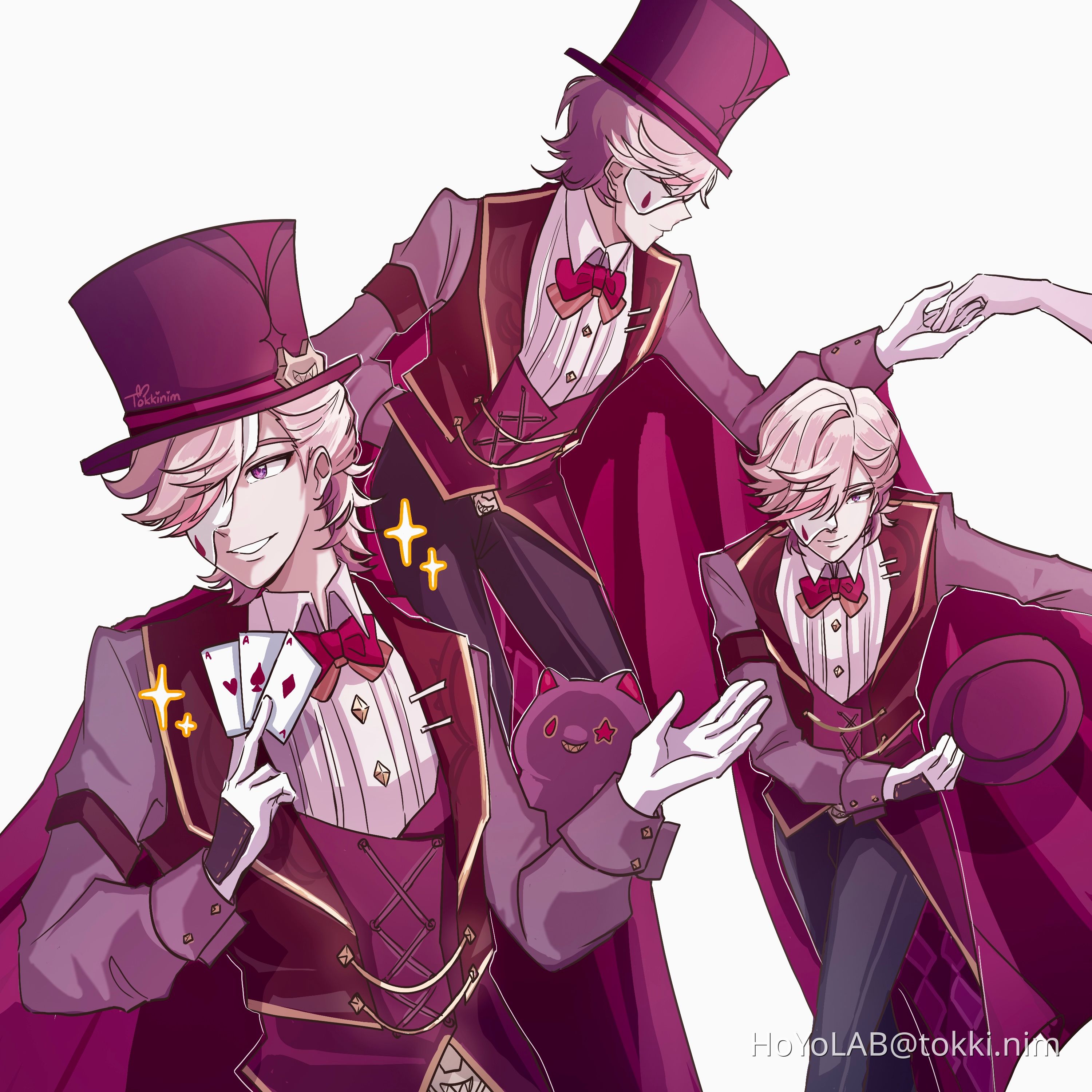 Lyney - Phantom of the Opera AU! Genshin Impact | HoYoLAB