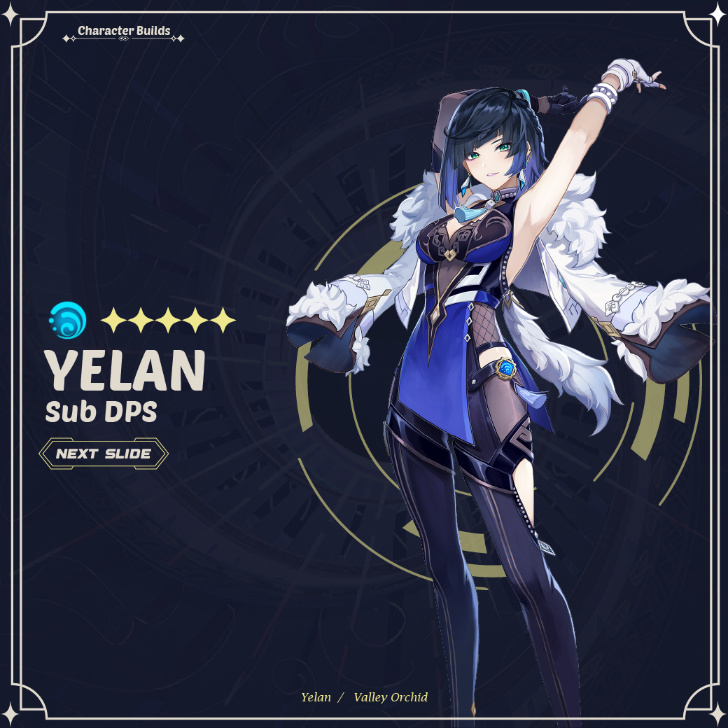 Character Build: Yelan Sub DPS - Panduan Yelan Versi 4.8 Genshin Impact | HoYoLAB