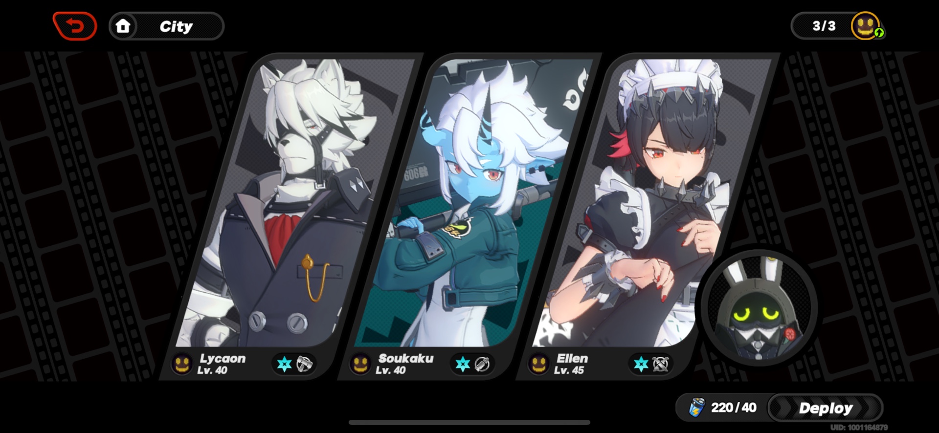 My strongest zzz line up so far this is my best team! 🩵🦈 “ice ice baby ...