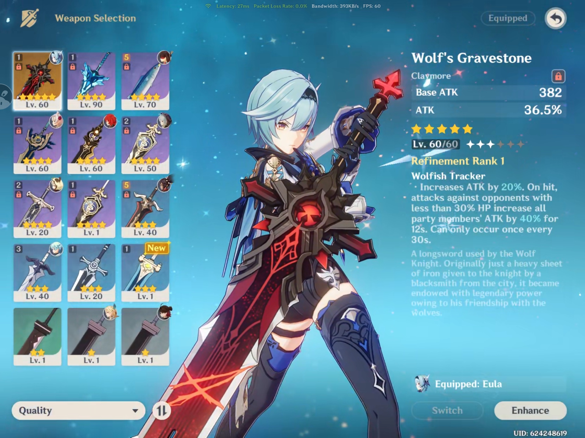 Which Weapon For Eula Genshin Impact | HoYoLAB