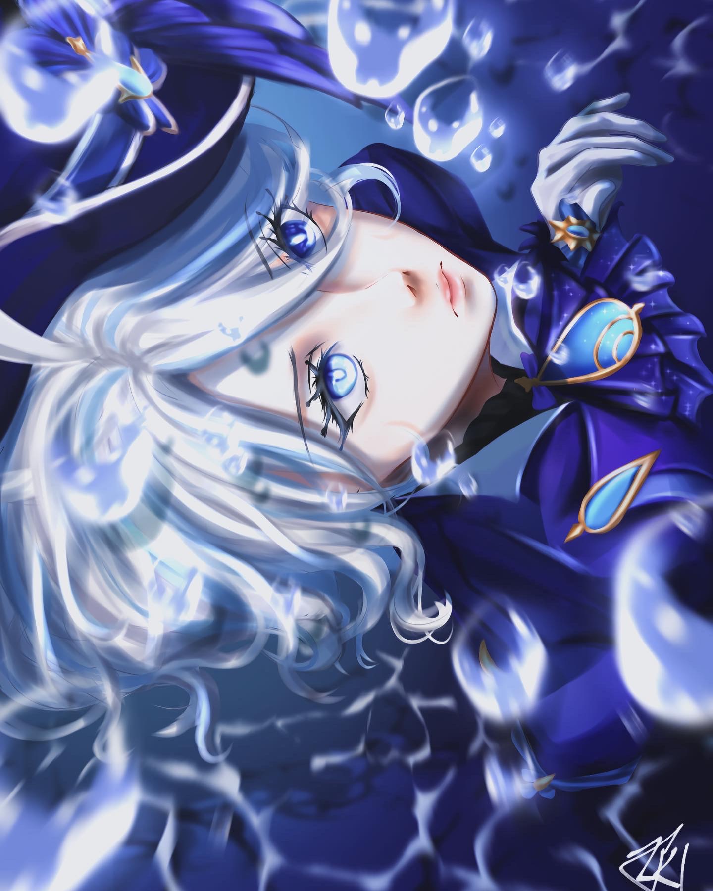 Furina fan art Genshin Impact | HoYoLAB