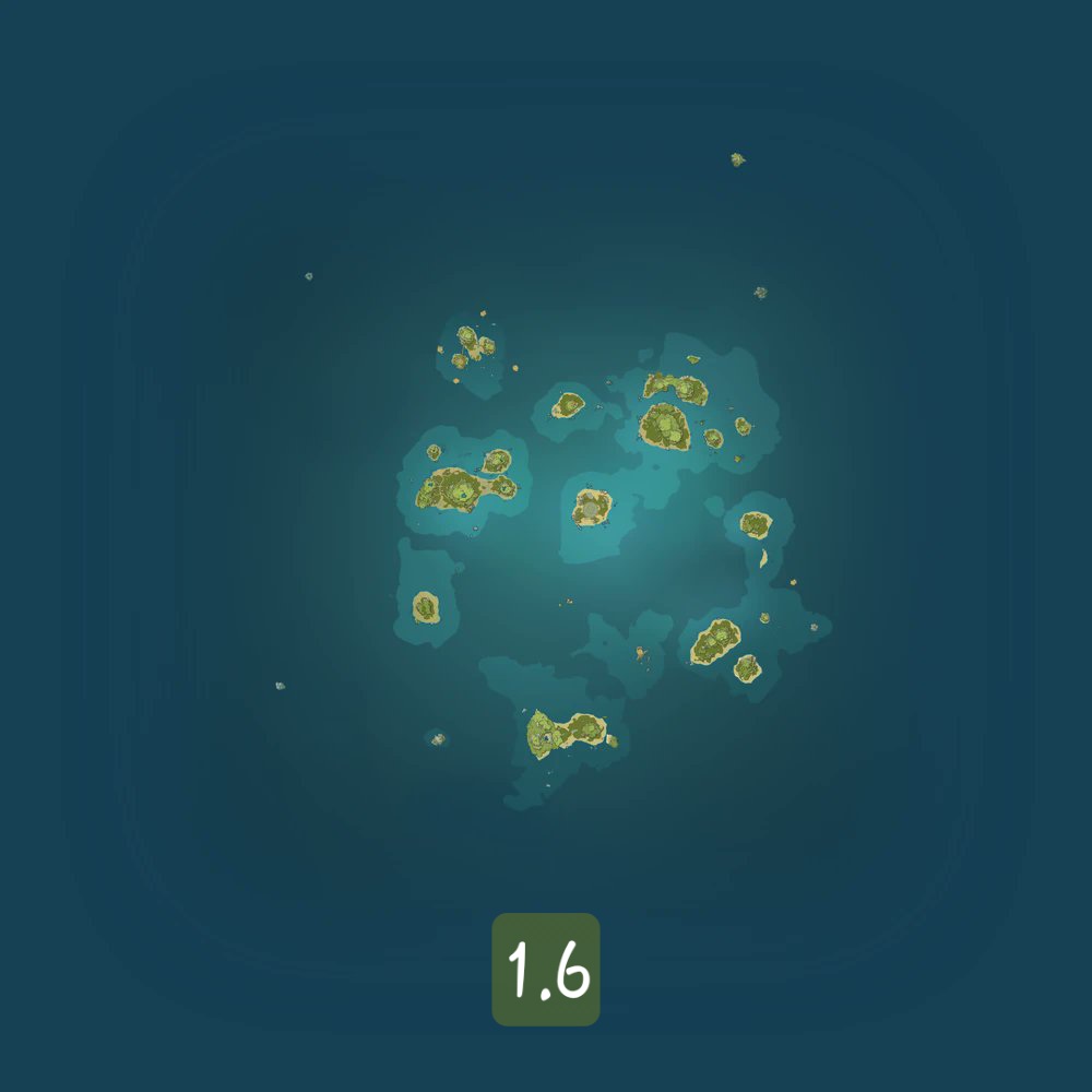 summer event map then vs now Genshin Impact | HoYoLAB