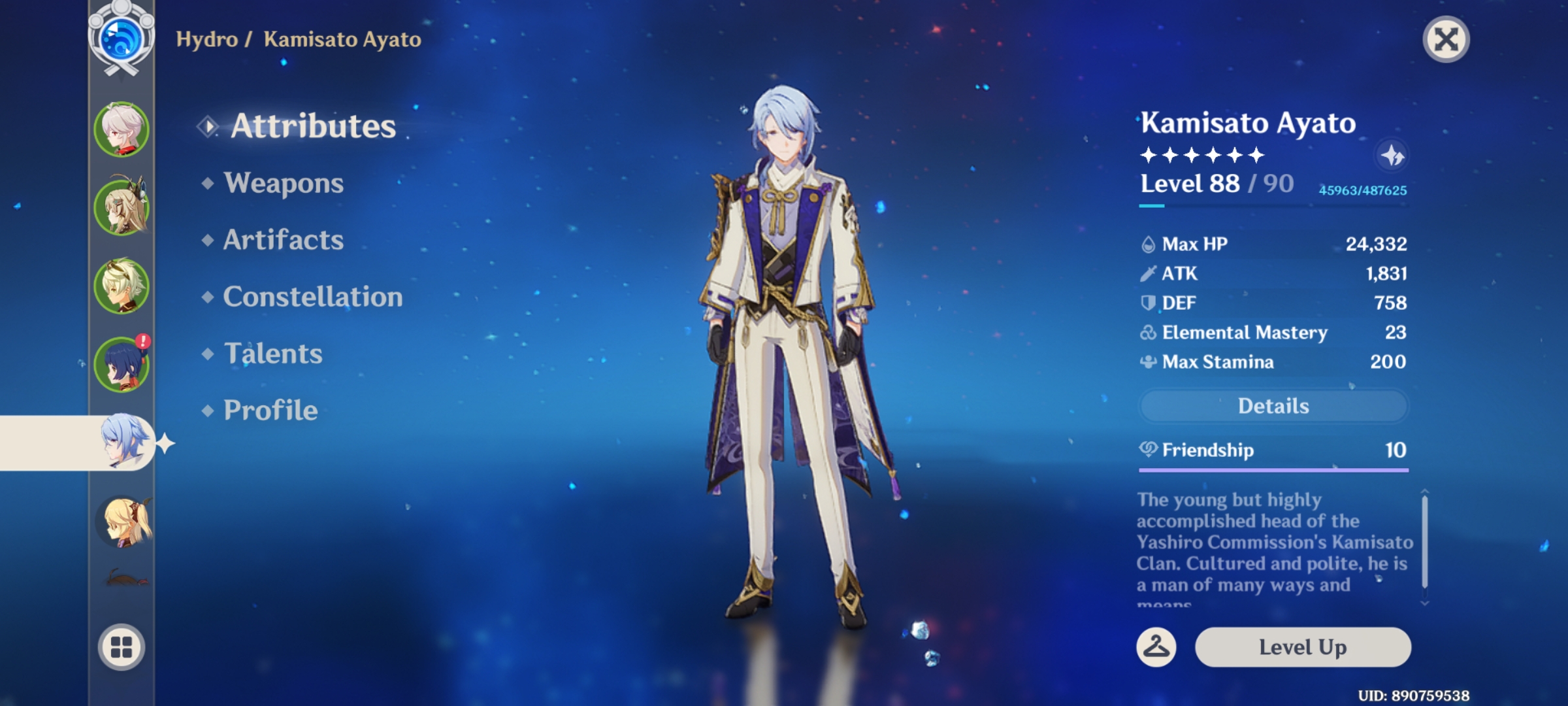 [AYATO] How i build my hubby - someone asked me for my ayato build🧋 ...