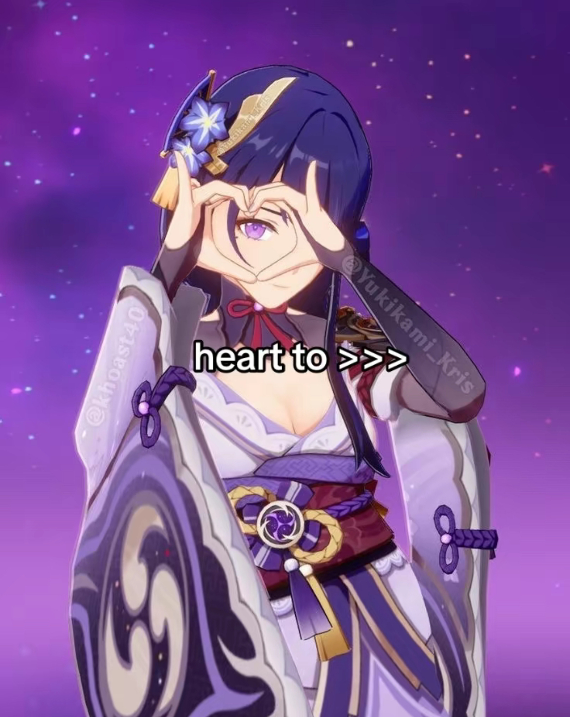 It’s all for my beloved Raiden🛐💟 Genshin Impact | HoYoLAB