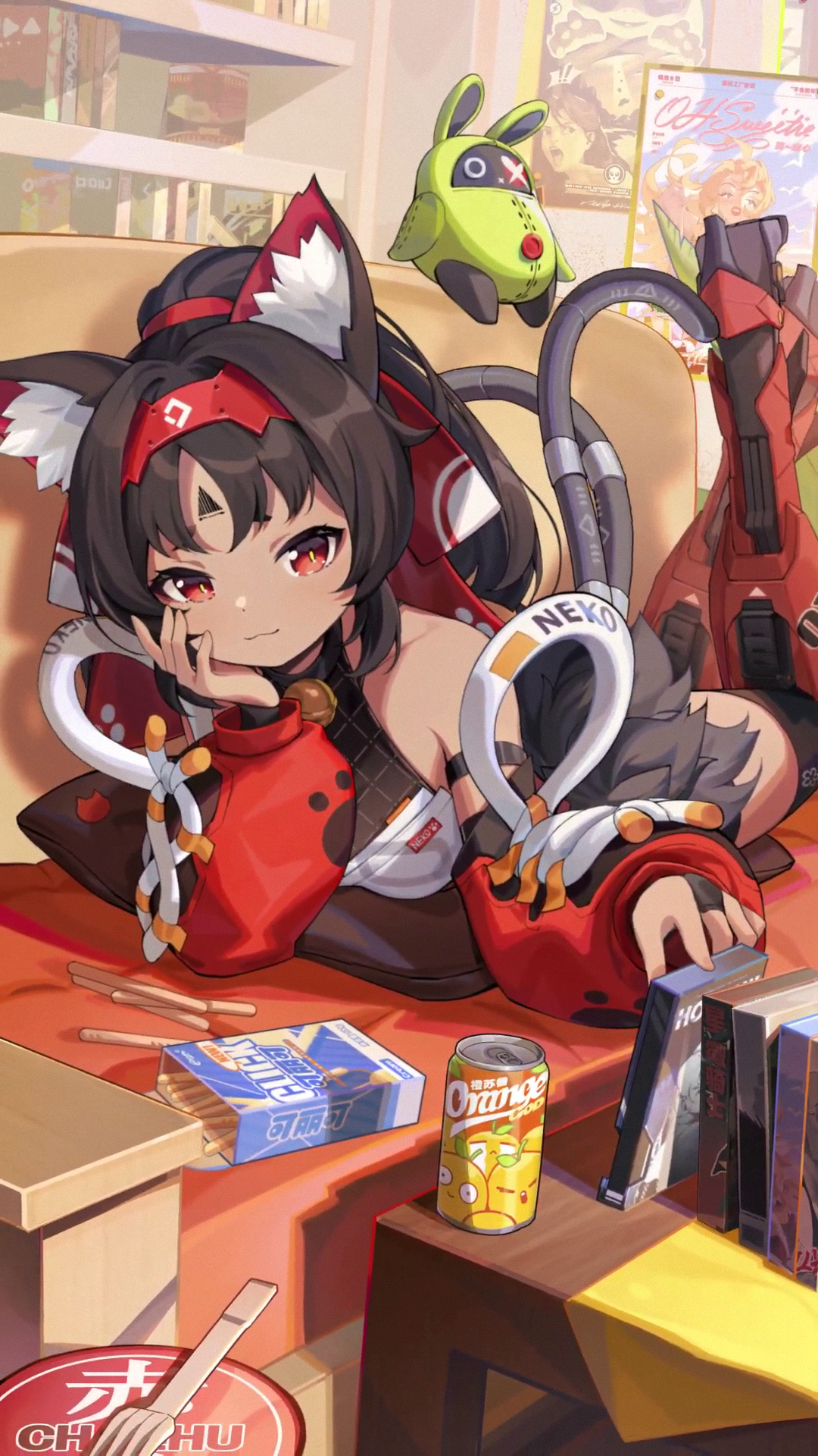 ZZZ - Nekomiya Mana - Mobile Wallpaper 017 Zenless Zone Zero | HoYoLAB