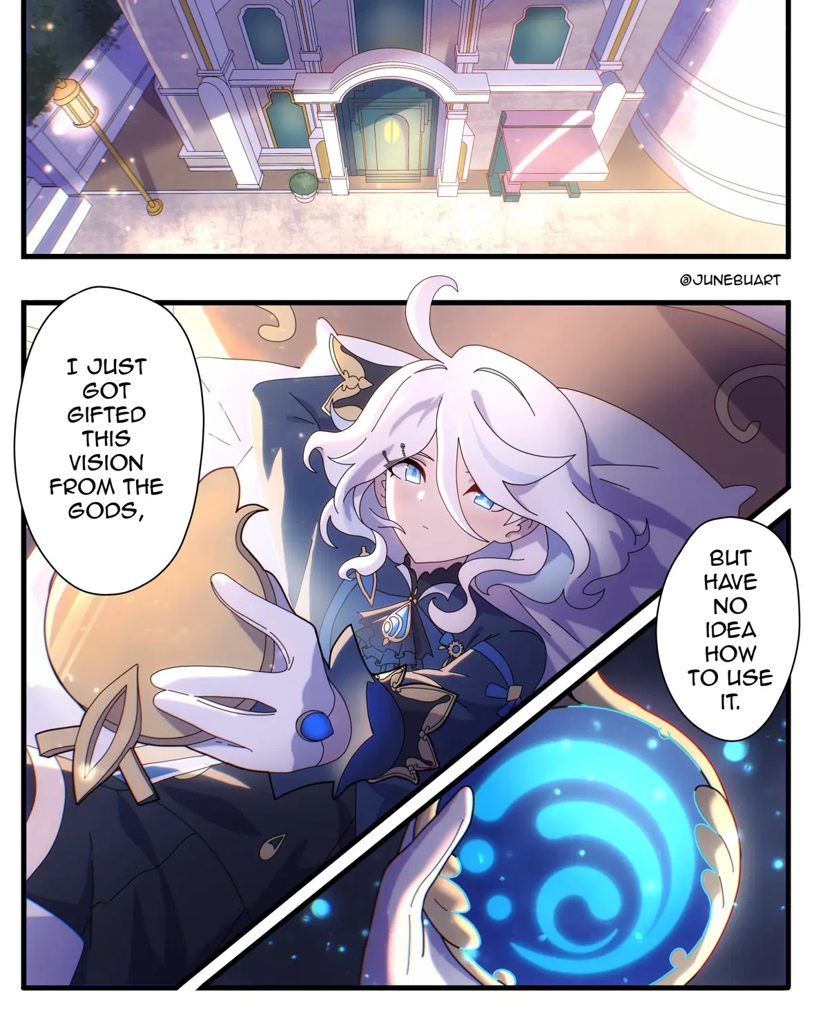 Furina learns how to use her vision, chapter one! Genshin Impact | HoYoLAB