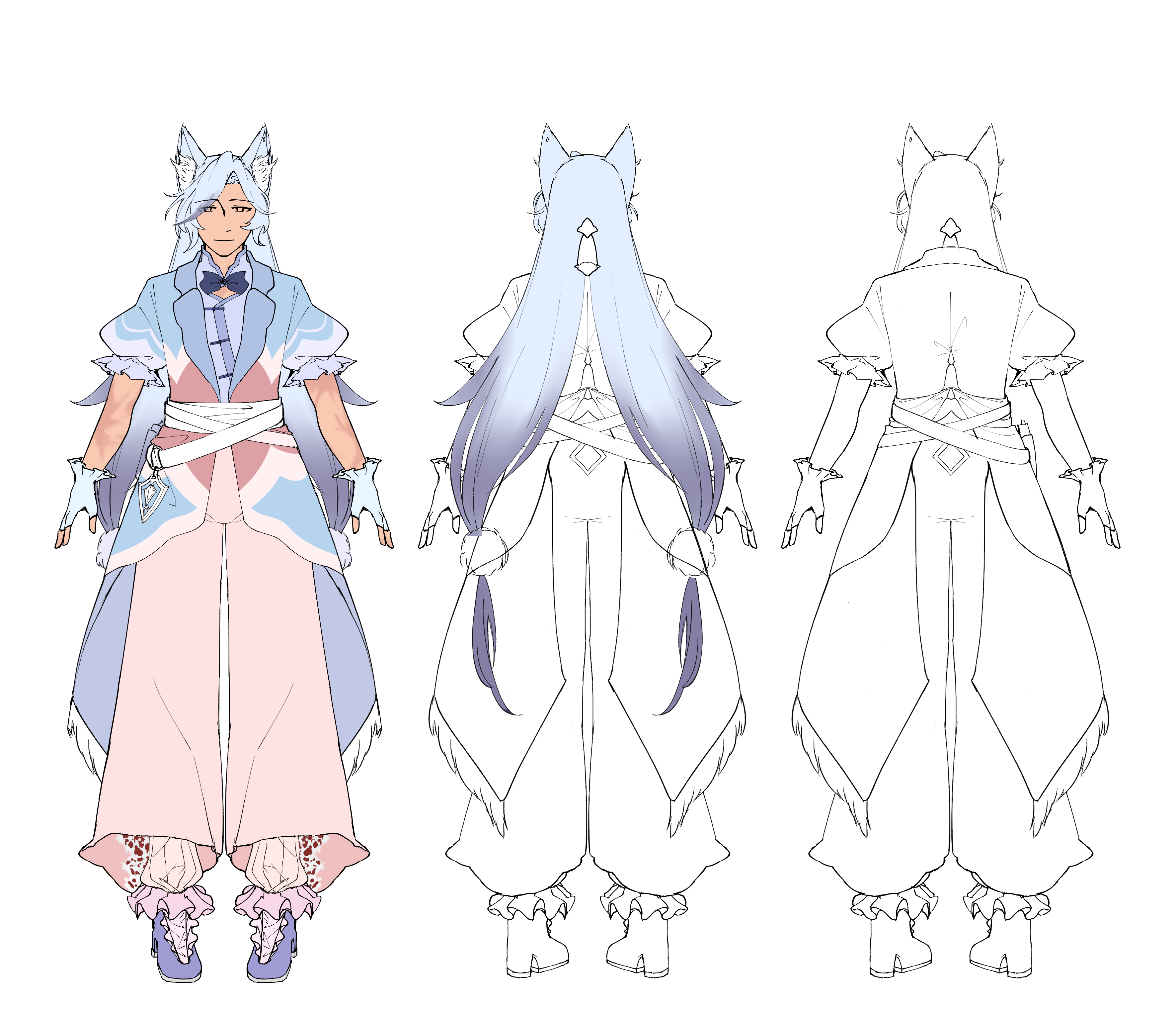 [HSR Oc] Foxglove's redesign WIP (A.K.A. breaking free from only using ...