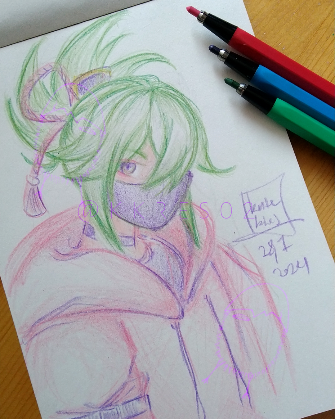 KUKI BIRTHDAY SKETCH Genshin Impact | HoYoLAB