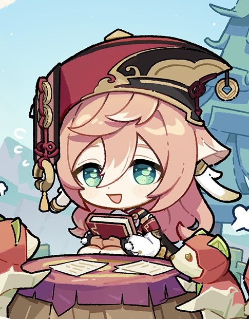 Chibi Yanfei art & her birthday letter Genshin Impact | HoYoLAB