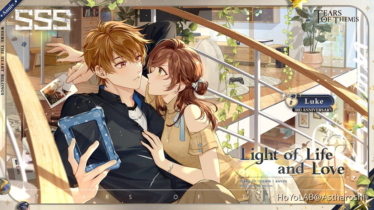Luke SSS [Light of Life and Love] Video (KR dub) Card info Phone wallpapers Tears of Themis ...