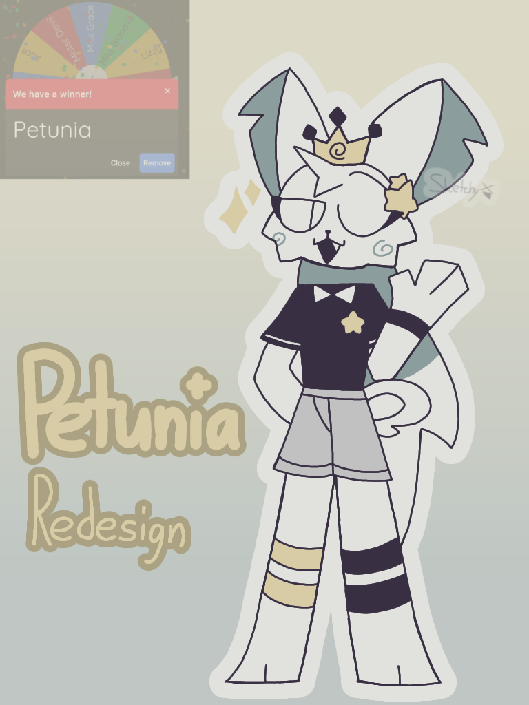 day 14 of redesigning fpe characters - petunia | HoYoLAB