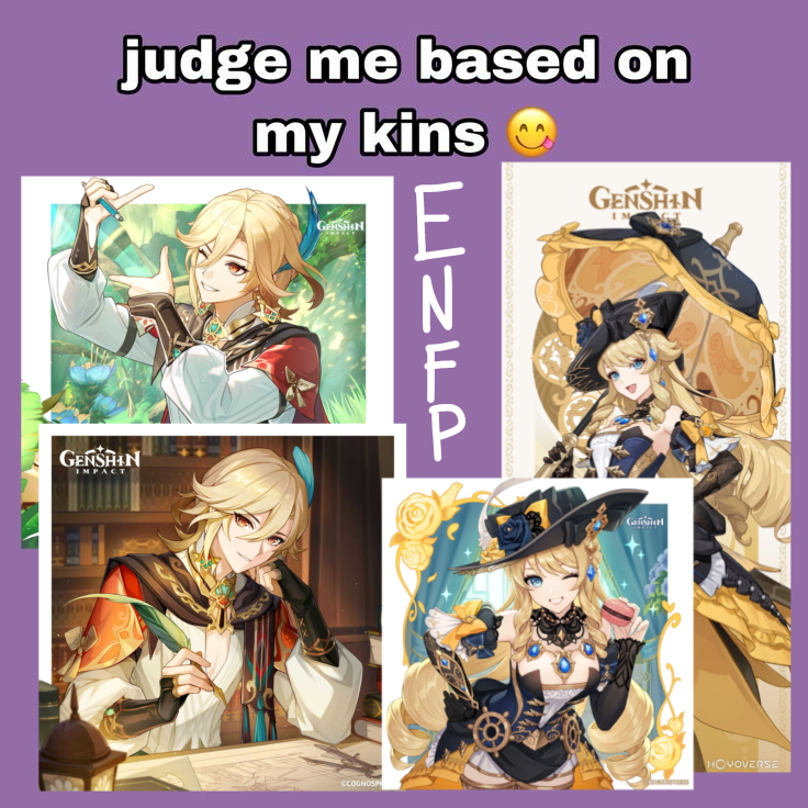 Judge me based on my top two kins Genshin Impact | HoYoLAB