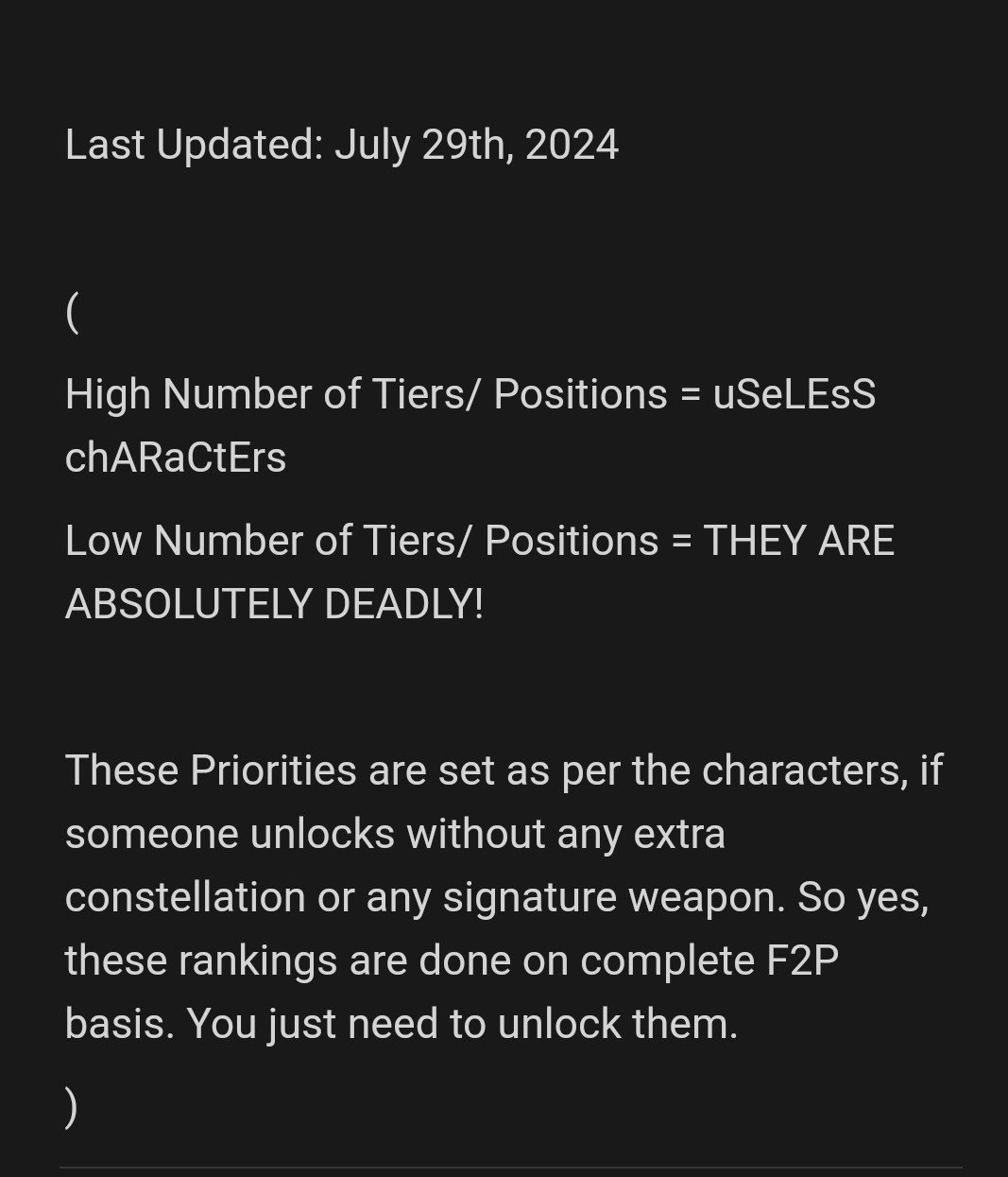 For Beginners: Which 5* Character You Must Pull ASAP in their Banners ...