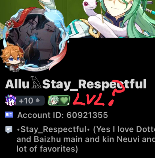 Two things That are throwing me for a loop | HoYoLAB