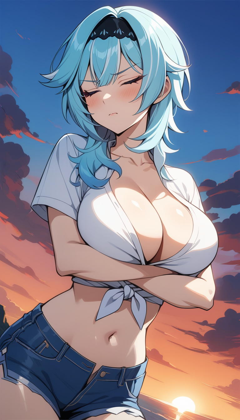 Summer Eula, AI generated Genshin Impact | HoYoLAB