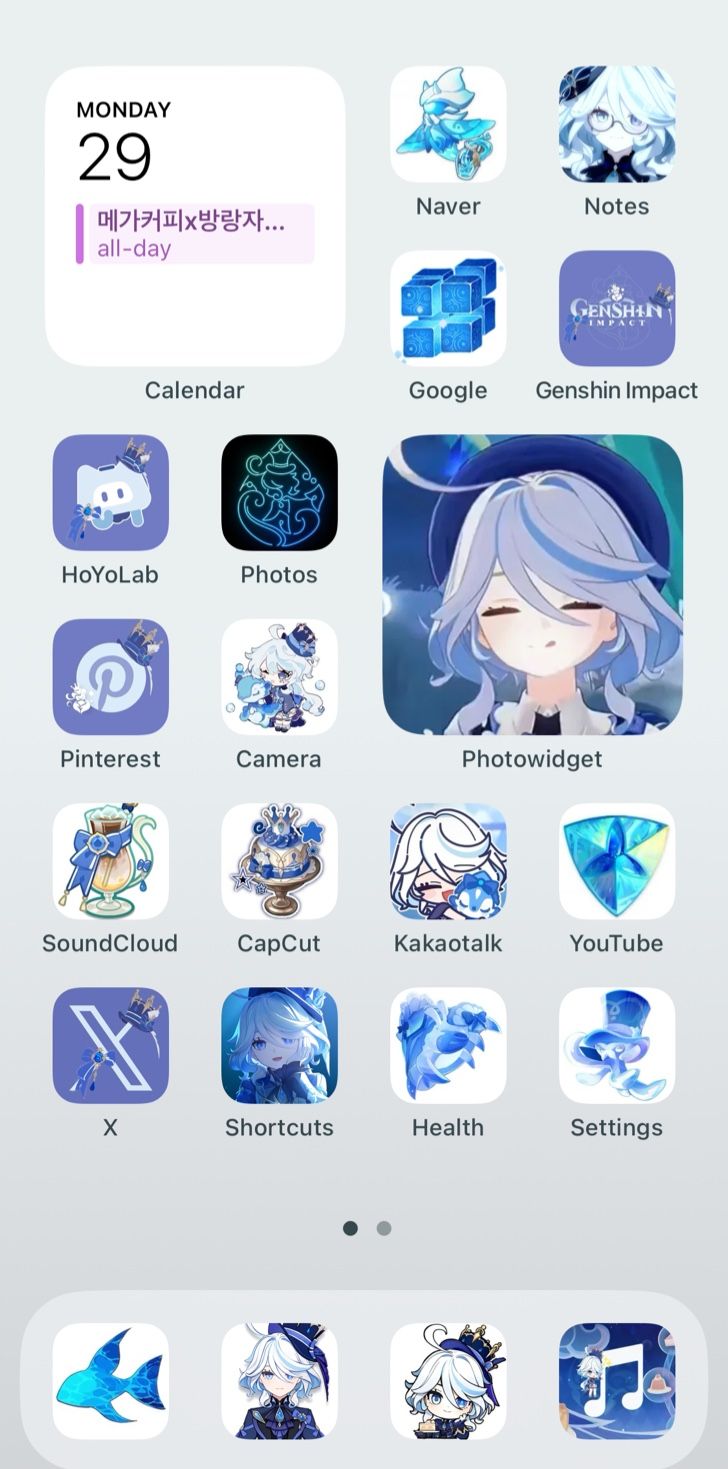 Furina phone theme Genshin Impact | HoYoLAB