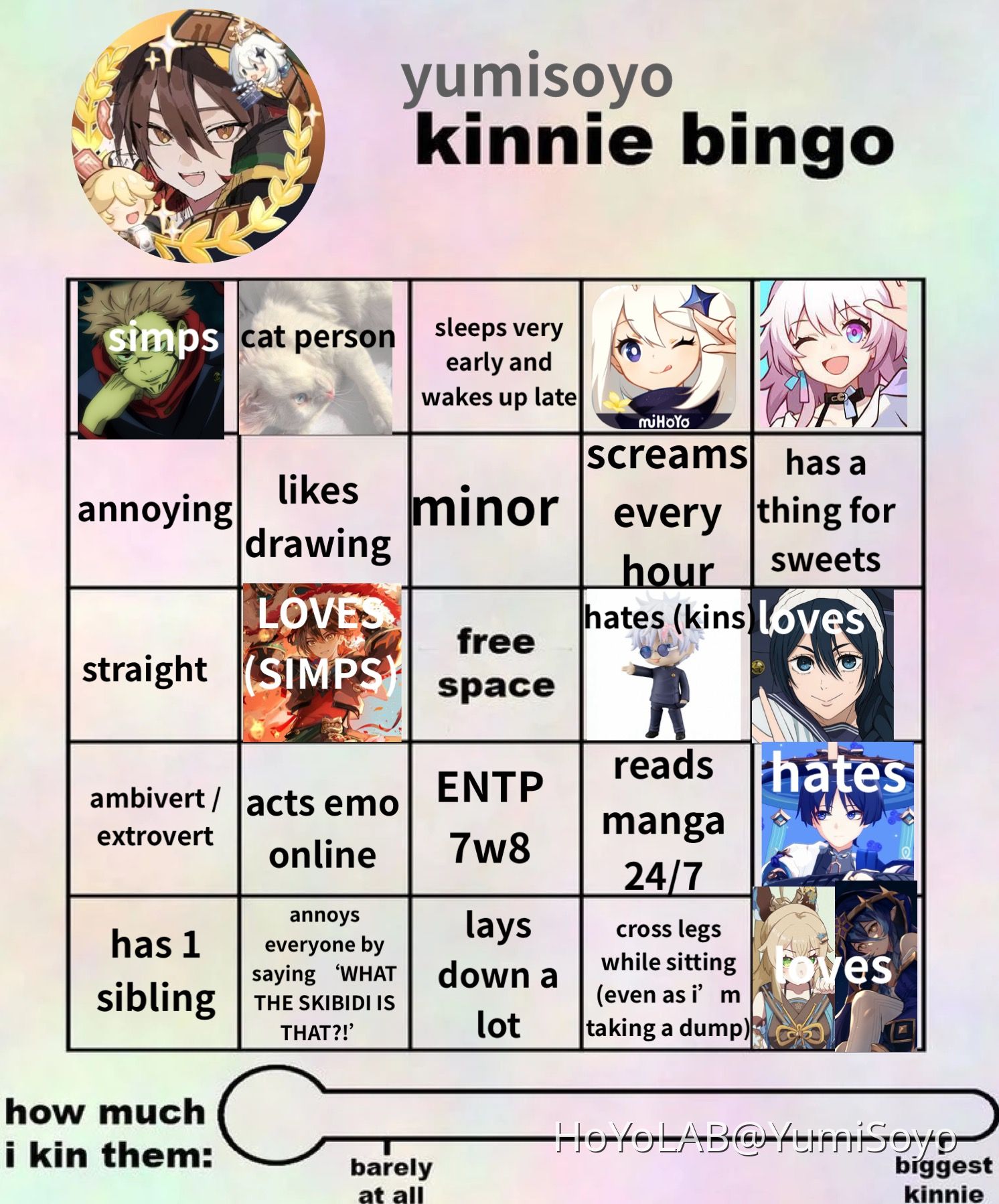 Kinnie Bingo! | HoYoLAB