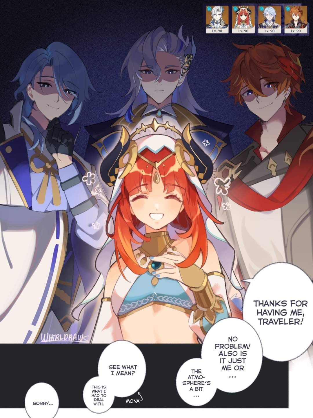 How Intimidating Hydro Boys Are When Replaced By Nilou For Superbloom Team? Genshin Impact | HoYoLAB