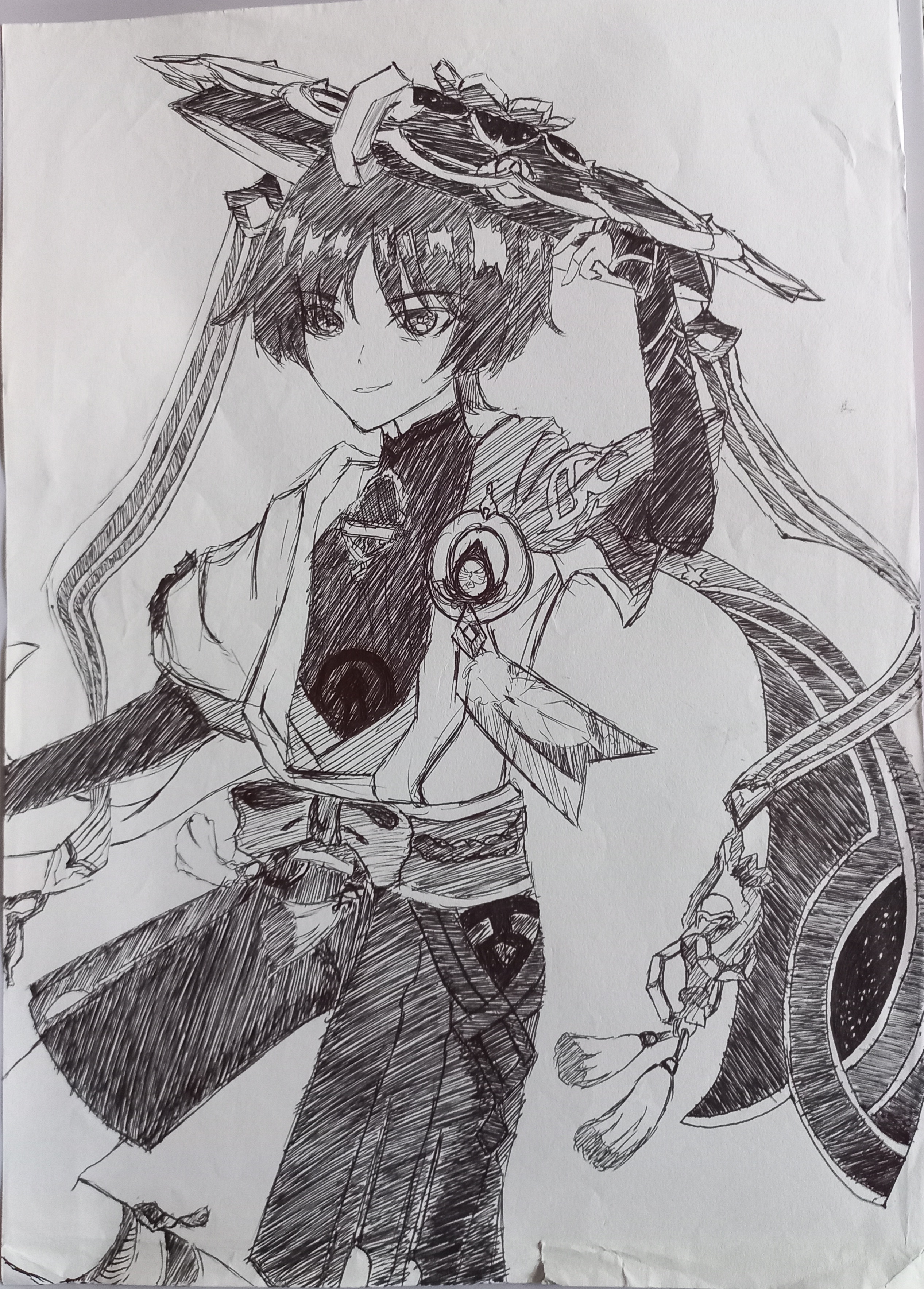Wanderer Drawing :) Genshin Impact | HoYoLAB